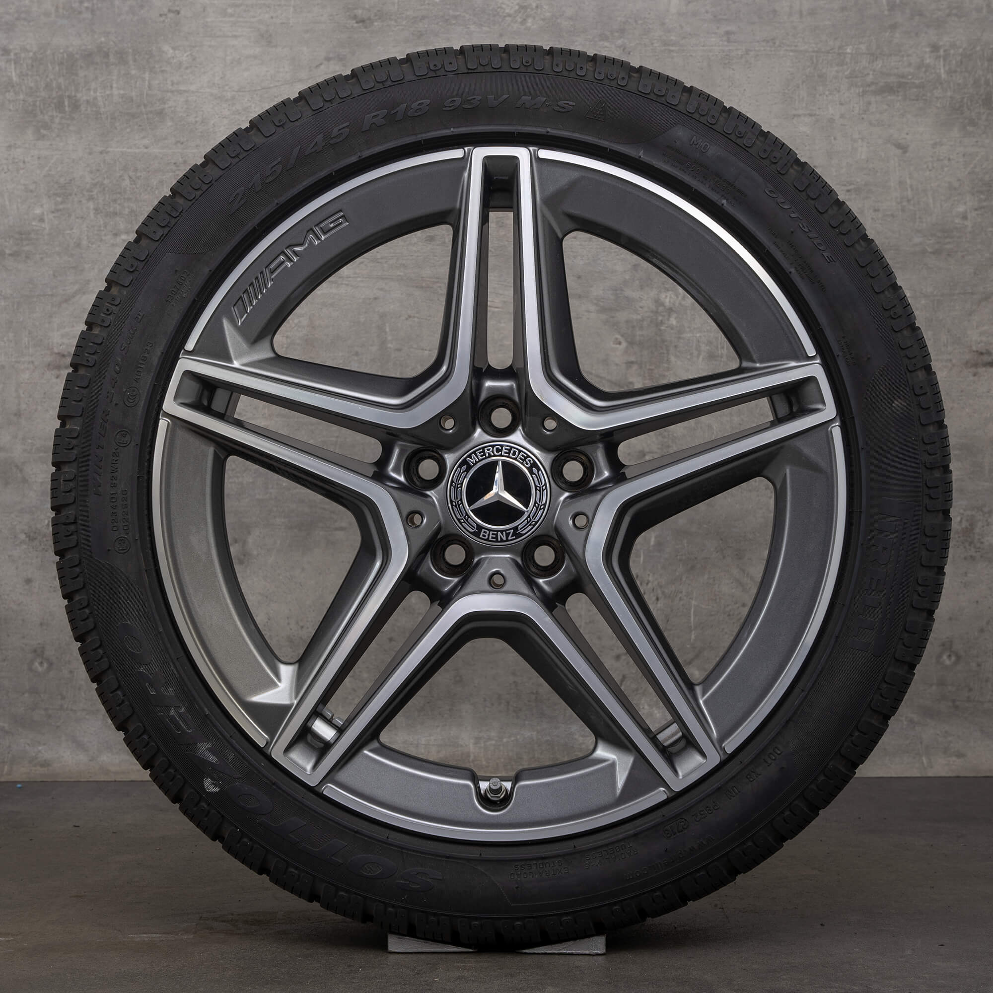 AMG 18 inch Mercedes rims A-Class A35 W177 winter OEM wheels A1774013800