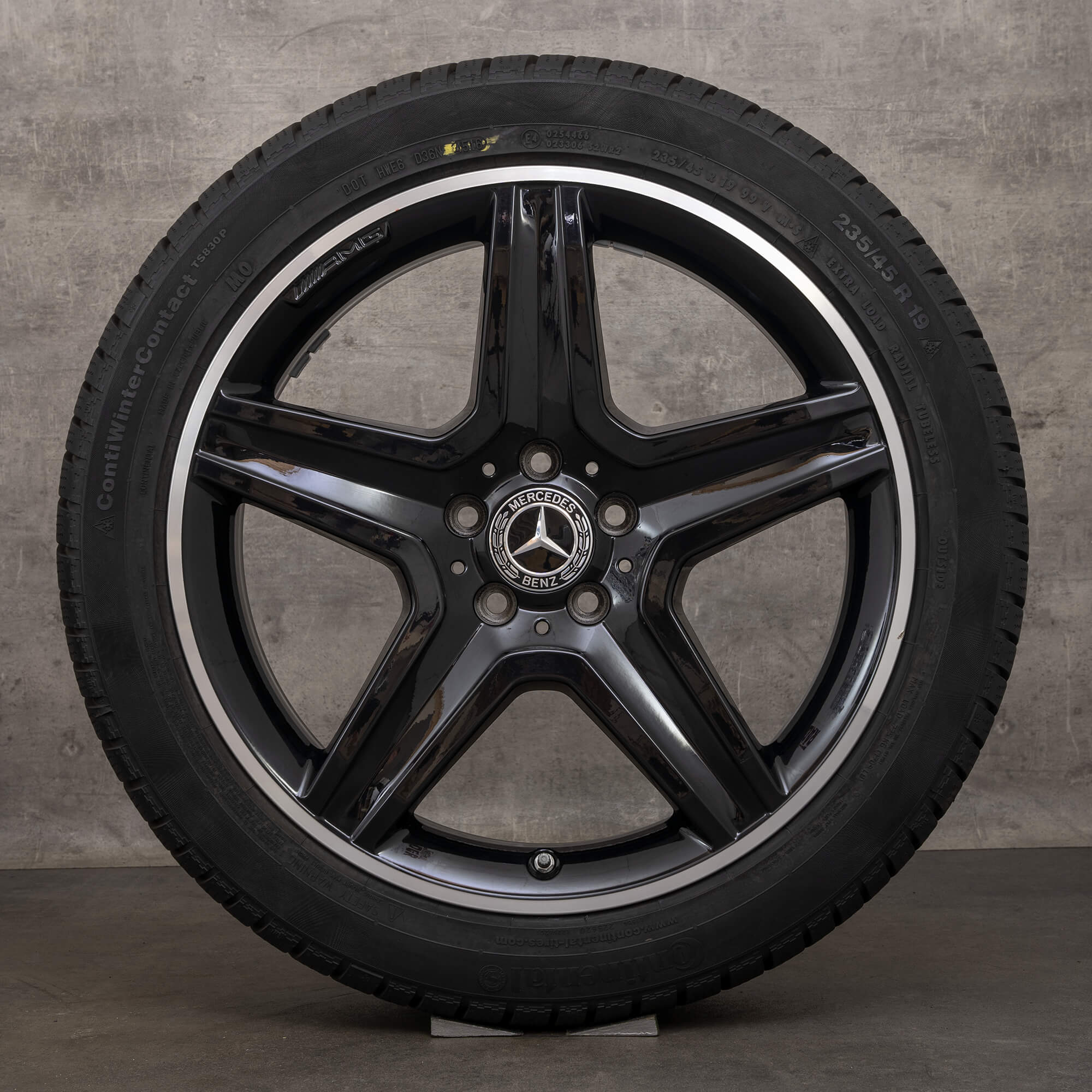AMG 19 inch Mercedes Benz rims GLA X156 winter tires winter wheels A1564010600