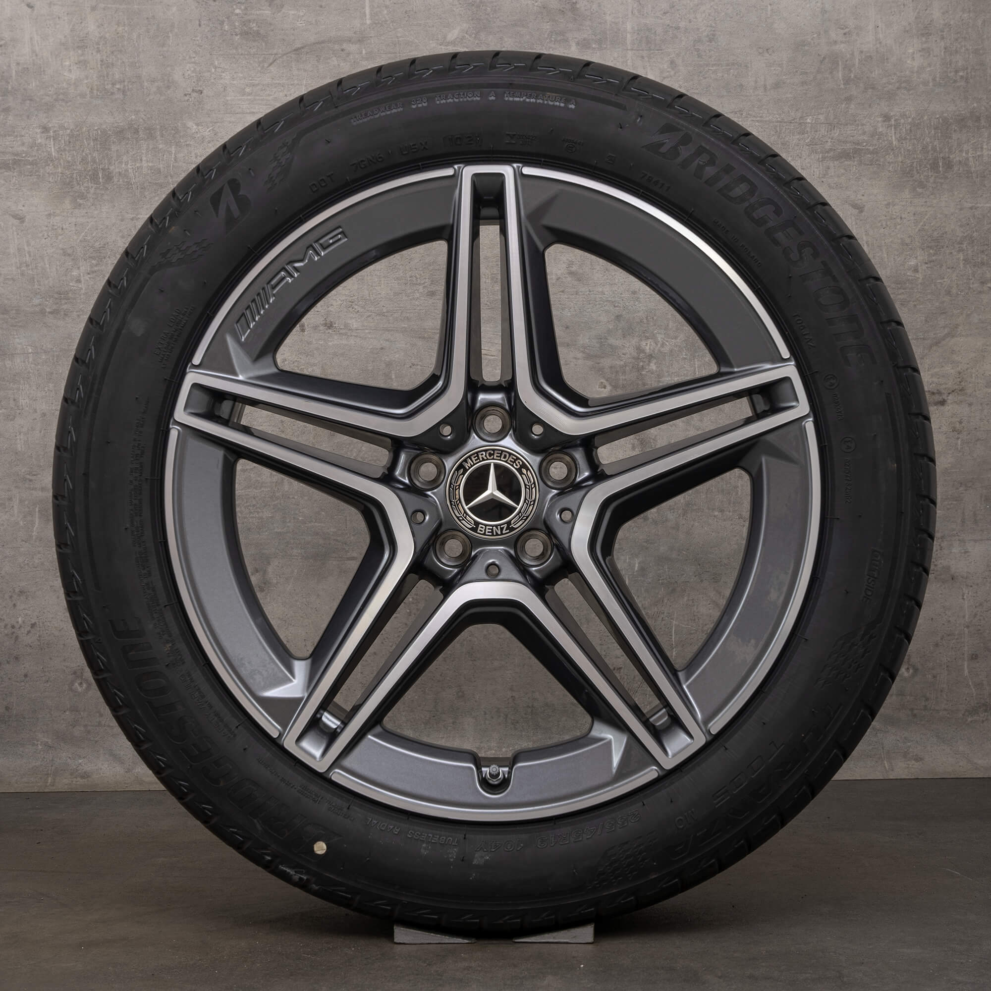 AMG 19 inch velgen S-Klasse Mercedes W223 V223 zomerbanden zomervelgen ...