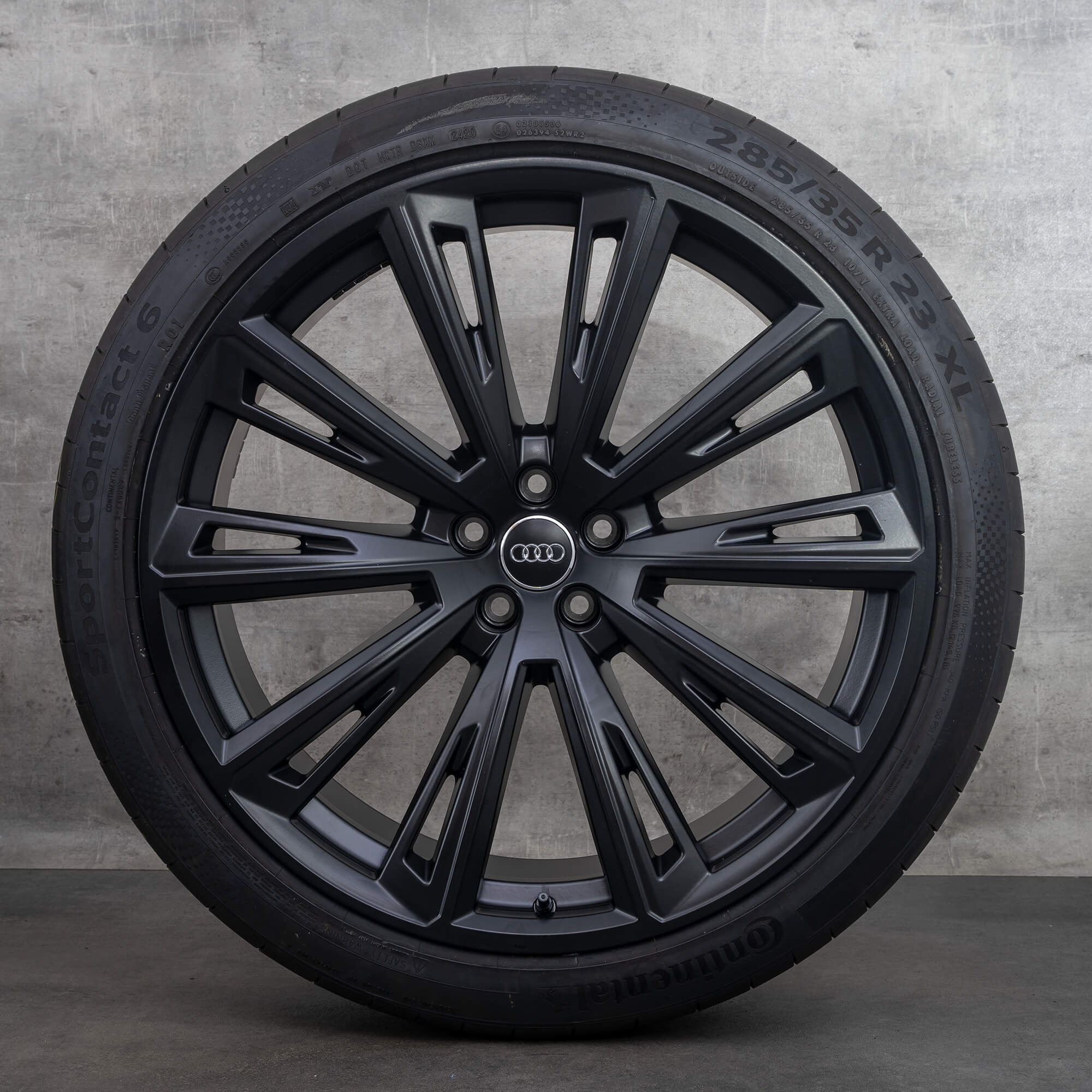 Audi 23 inch velgen Q8 SQ8 4M8 trapezium zomerbanden zomervelgen ...