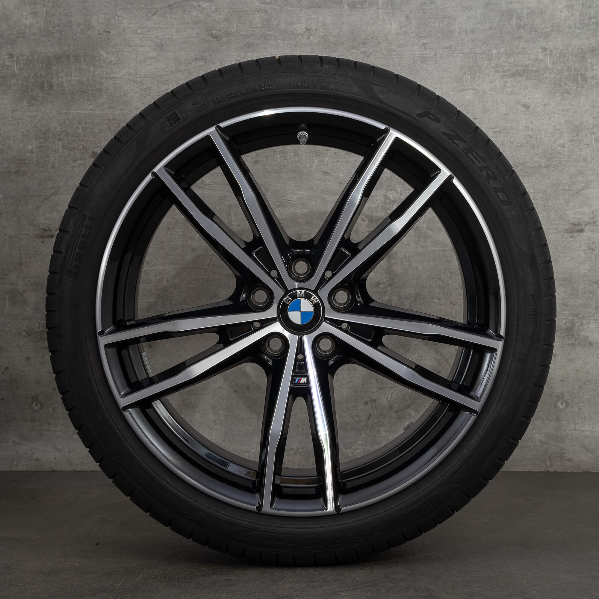 BMW 19 palcové ráfky 3er G20 G21 M791 letní pneumatiky kola 8090094 809095