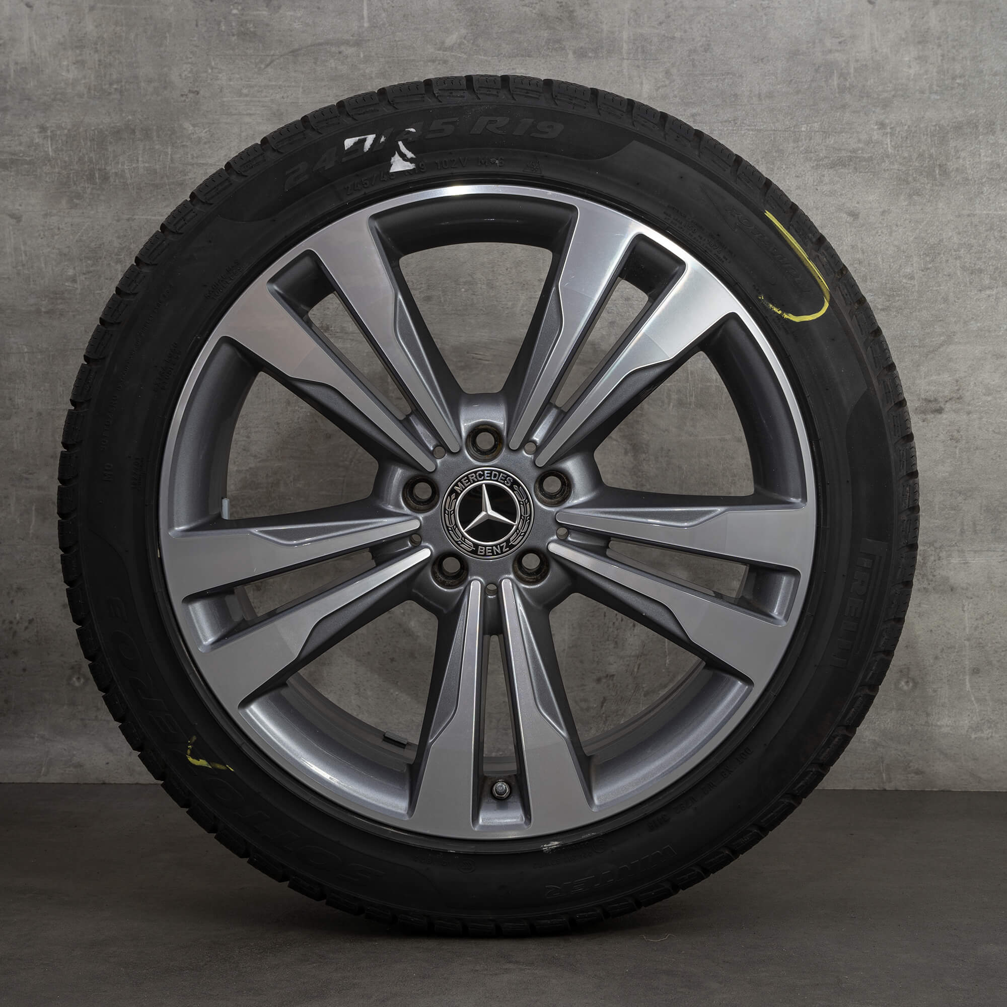 Mercedes Benz S-Class W222 19 inch rims winter tires winter wheels ...