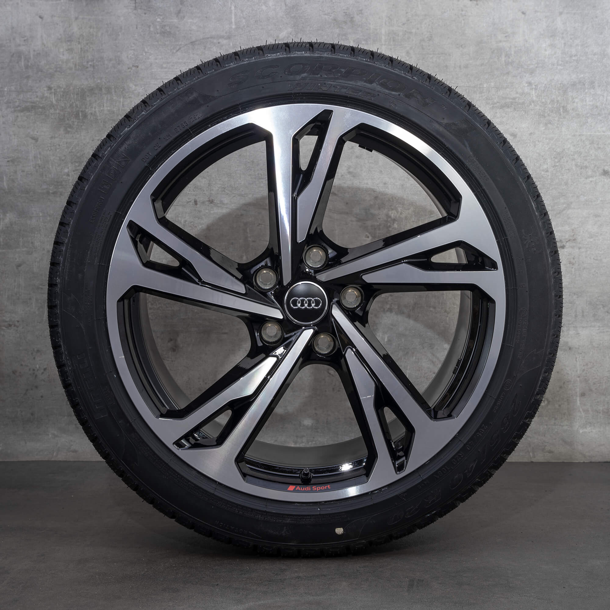 Audi 20 inch velgen e-tron GT FW alloy concave winterbanden winterwielen
