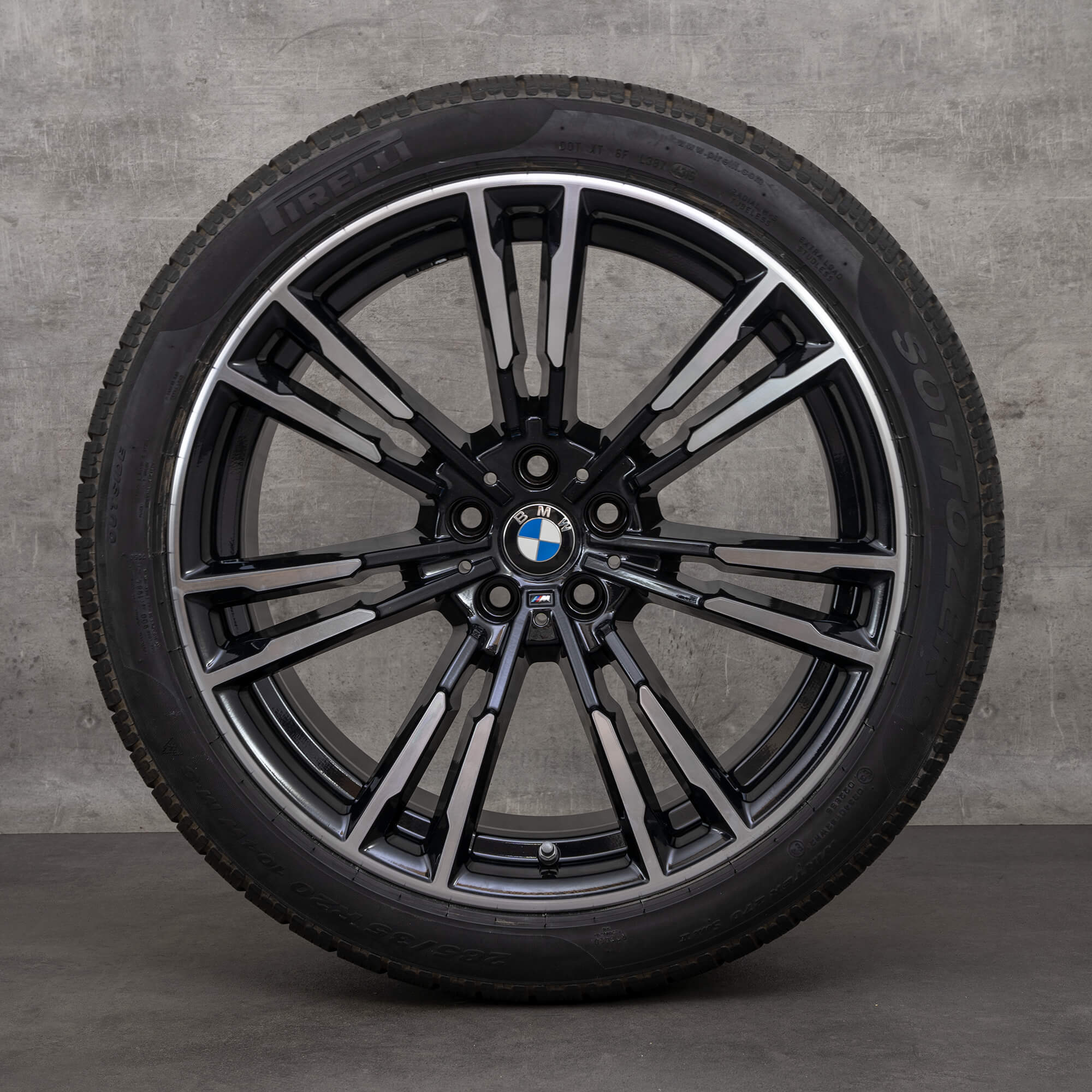 BMW 20 inch rims M5 F90 winter tires OEM wheels 8073977 8073979 M706