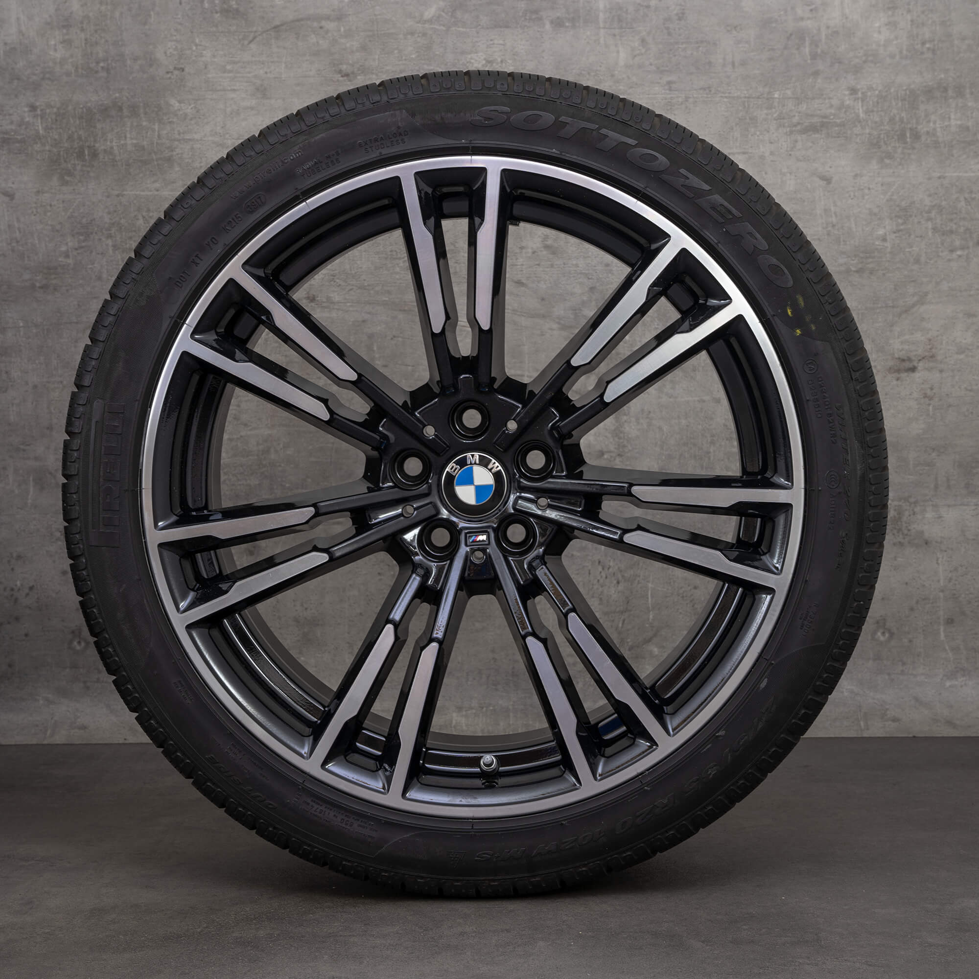 BMW 20 inch rims M5 F90 winter tires OEM wheels 8073977 8073979 M706