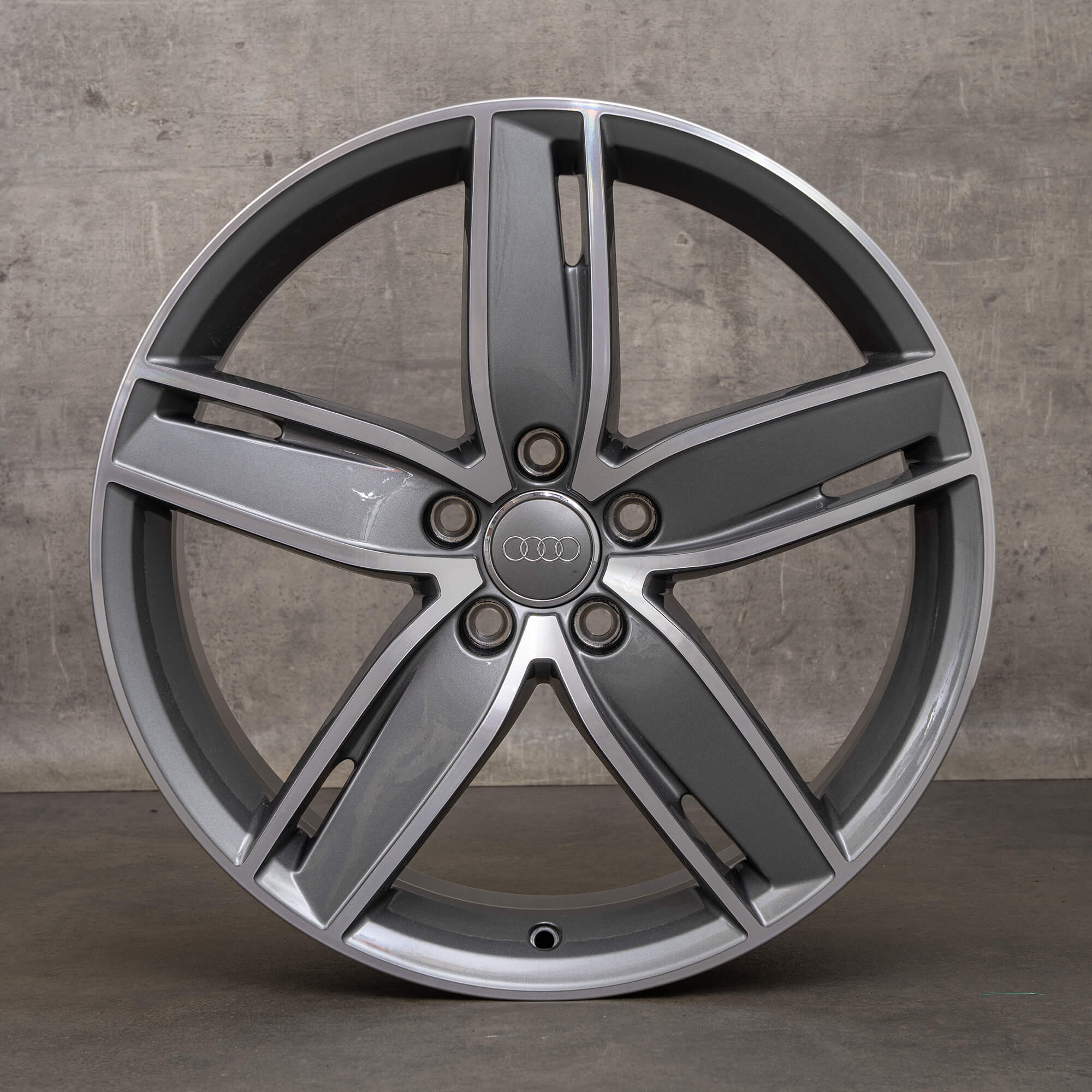 Audi A3 S3 RS3 8V 19 inch rims 8V0601025AS titanium gloss turned