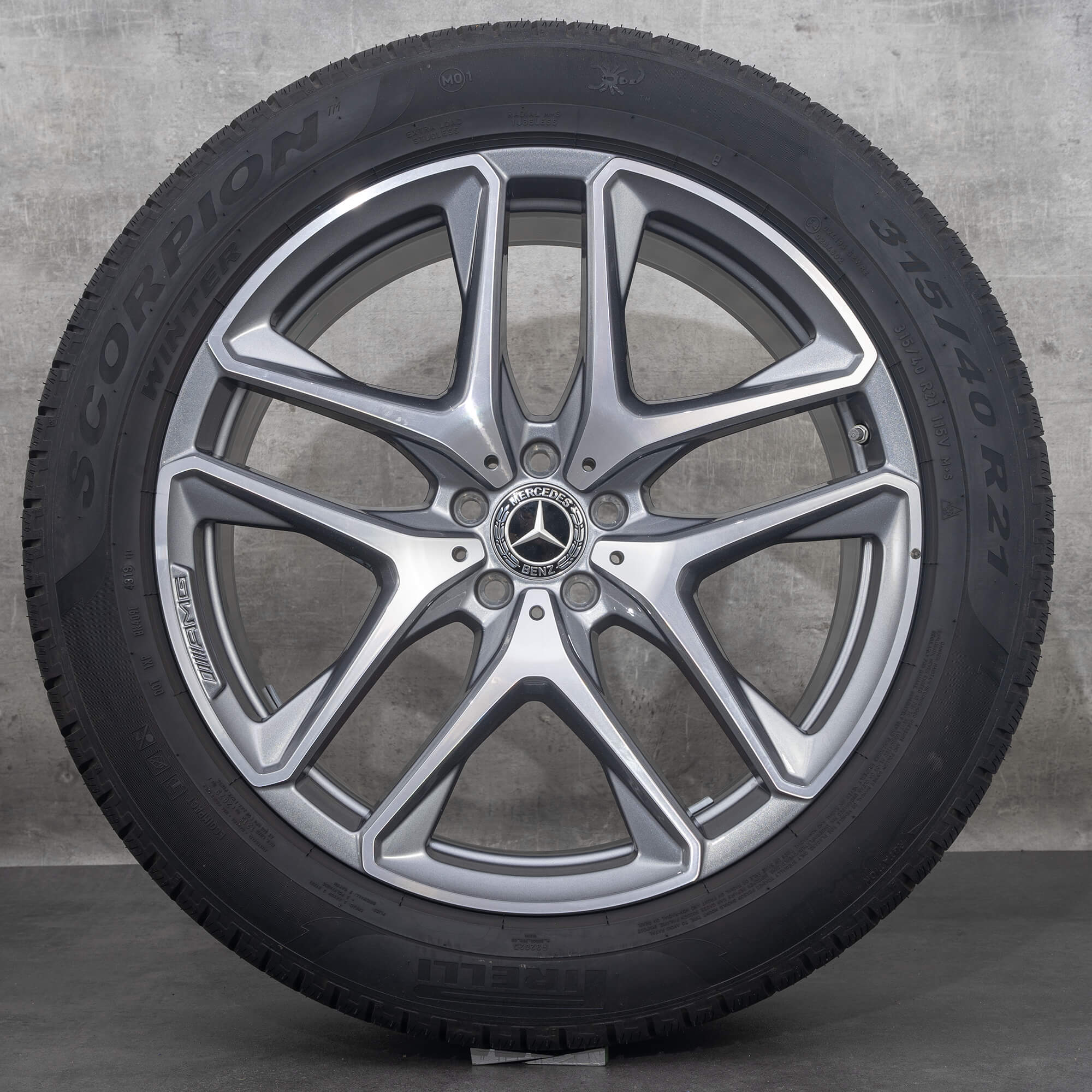 Mercedes Benz AMG 21 inch rims GLE 53 SUV V167 winter tires wheels NEW