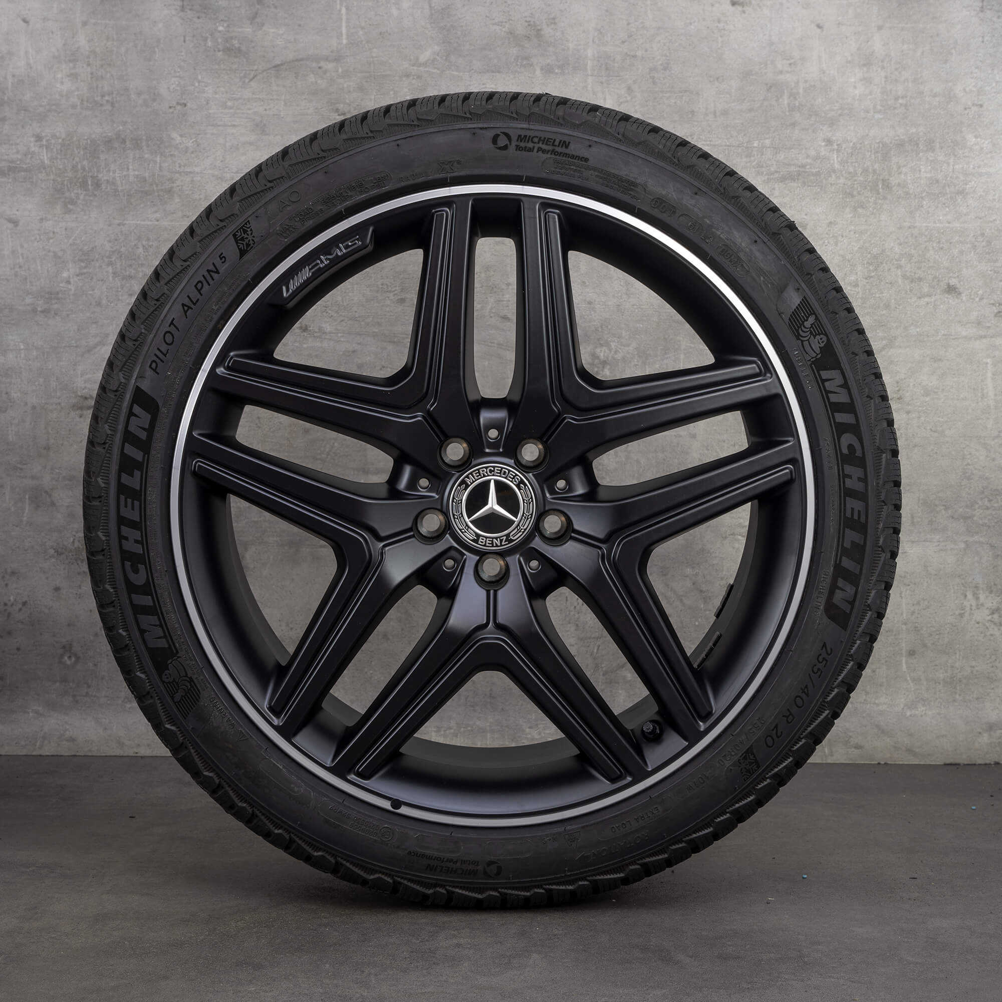 Jantes Mercedes 20 pouces GLA GLB 35 45 AMG X247 H247 pneus hiver roues ...