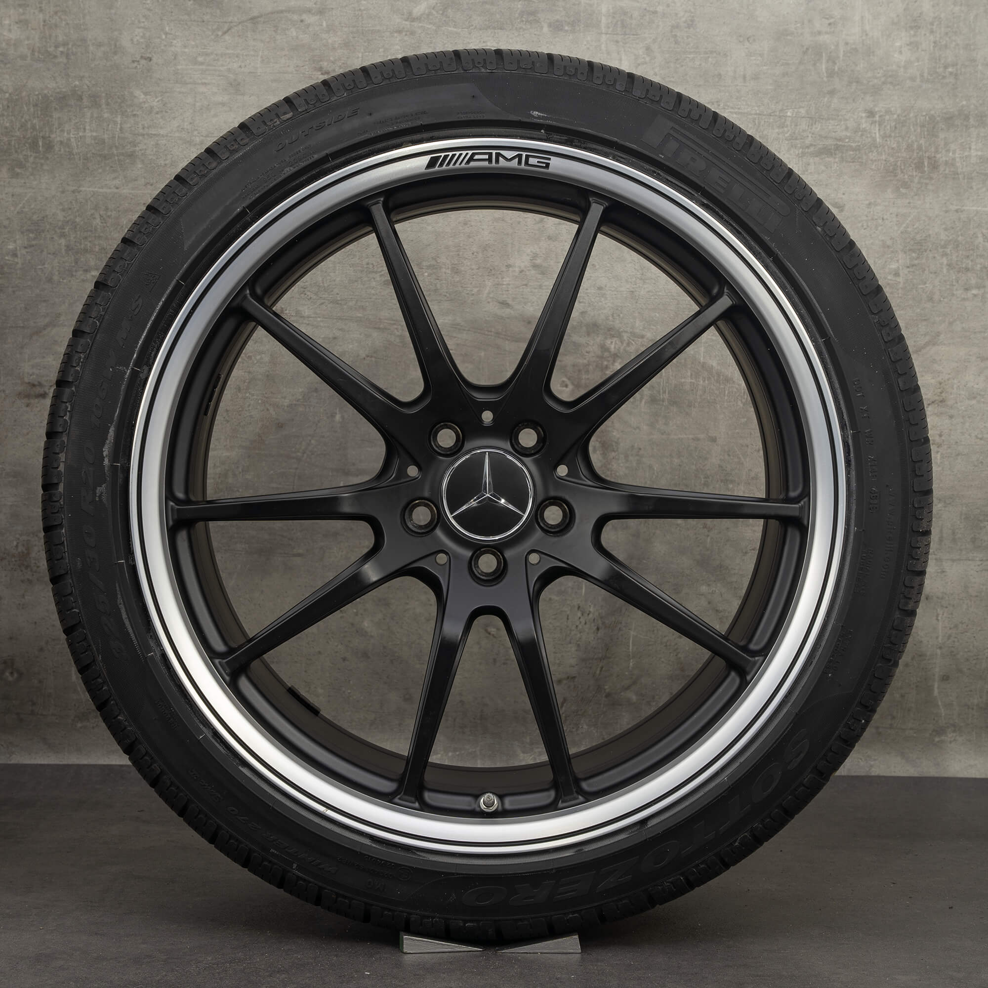 Mercedes Benz 19 20 Zoll Felgen AMG GT R R190 W190 Winterreifen Winterräder