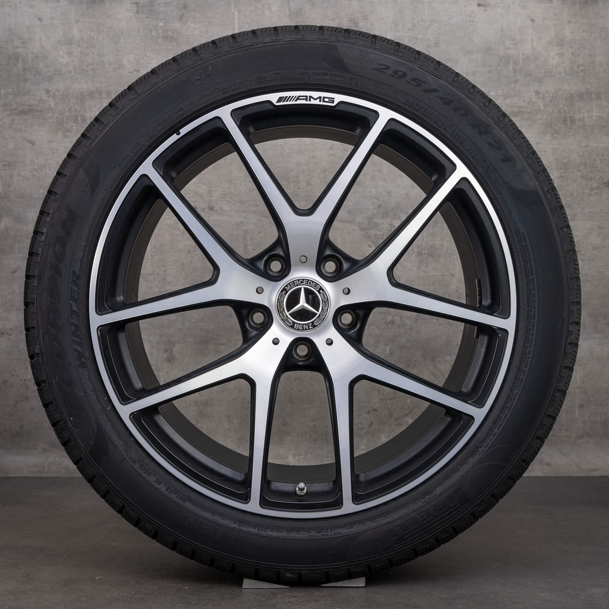 AMG 21 inch Mercedes G63 G65 W463 velgen wintervelgen winterbanden ...