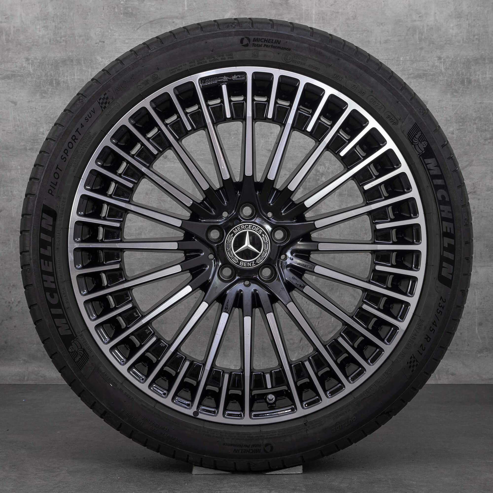 AMG 21 inch velgen Mercedes Benz EQC N293 zomerbanden zomervelgen 6,5 mm