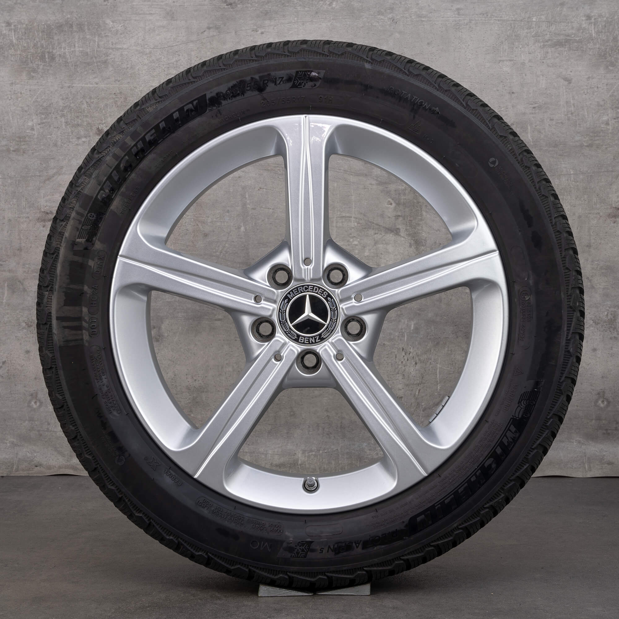 Mercedes 17 inch A class W177 CLA W118 winter tires wheels A1774011200