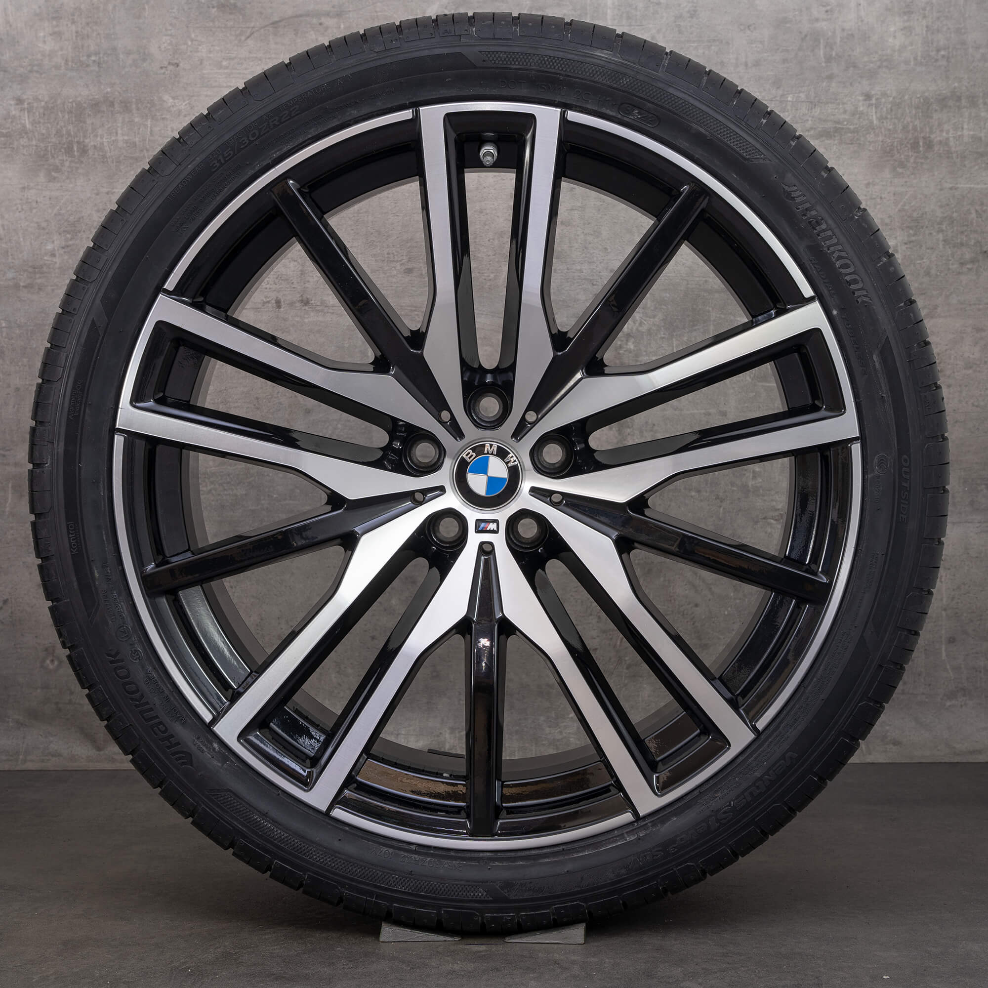 BMW 22 inch rims X5 G05 X6 G06 styling M742 summer wheels tires