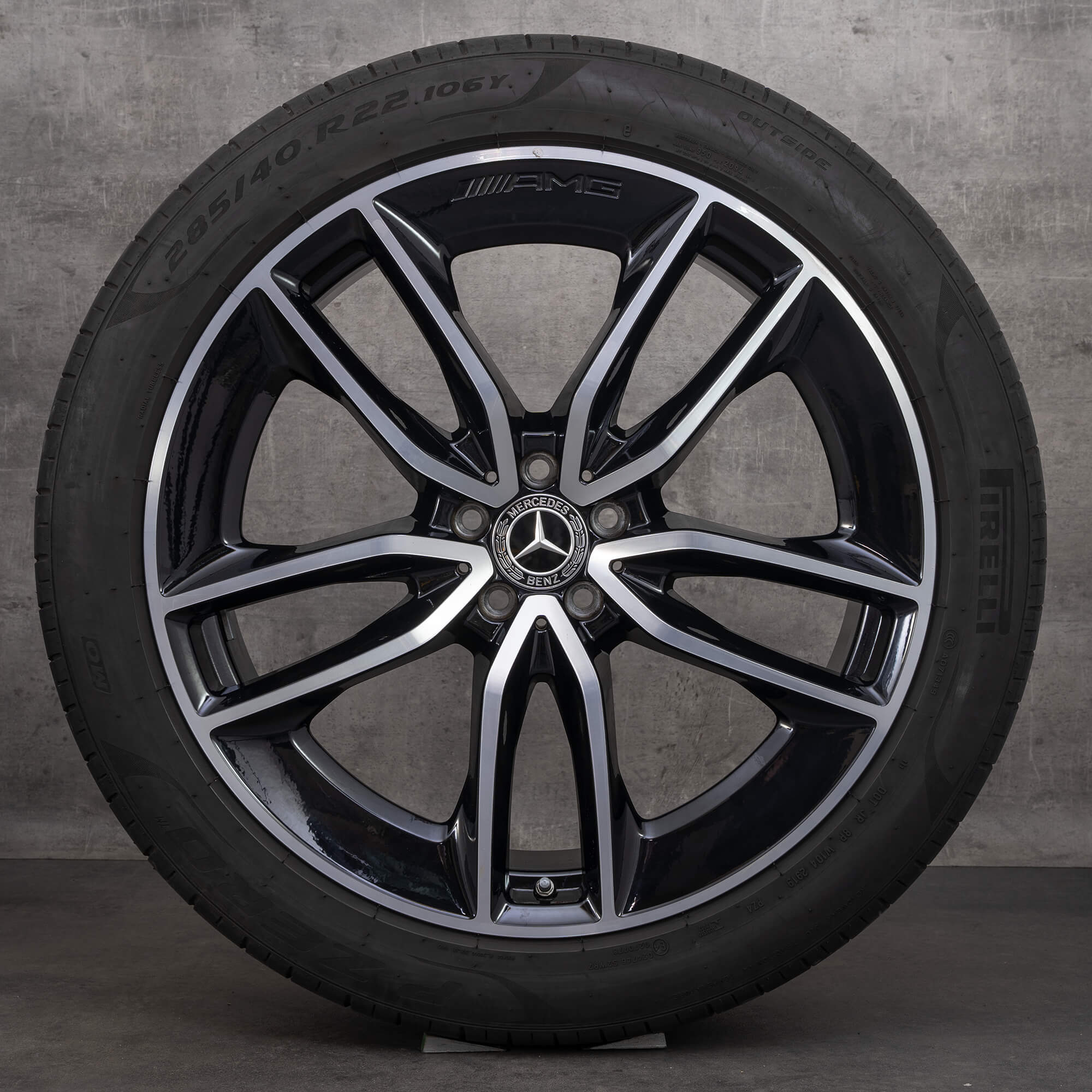 AMG 22 inch Mercedes Benz GLE SUV V167 summer wheels tires
