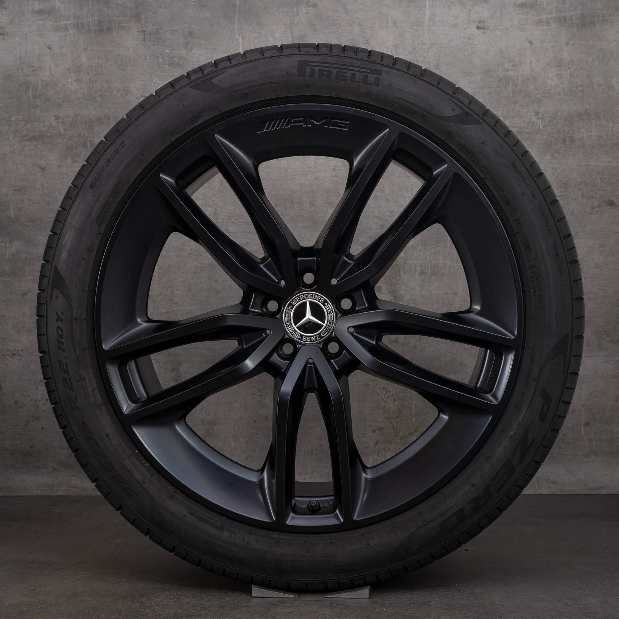 AMG 22 inç Mercedes jantları GLE W167 V167 alüminyum jantlar yaz lastikleri