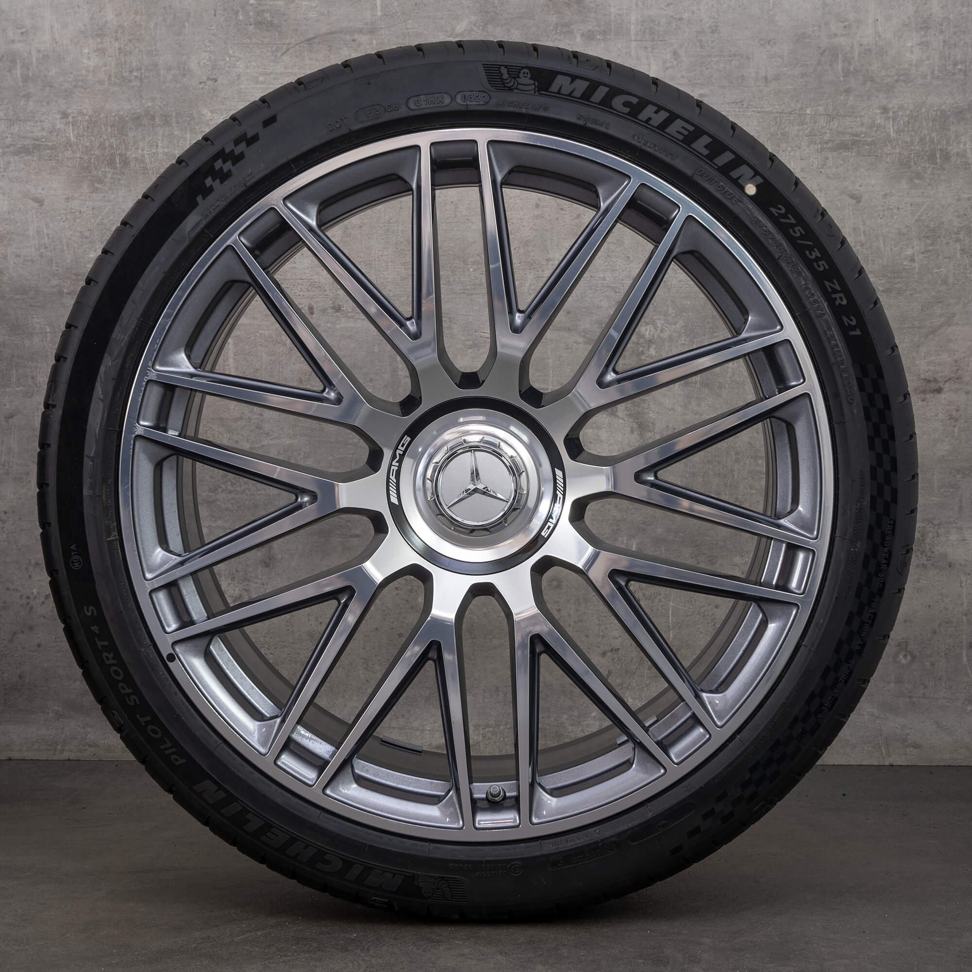 AMG 21 inch rims Mercedes SL R232 summer tires A2324012900 A2324013000