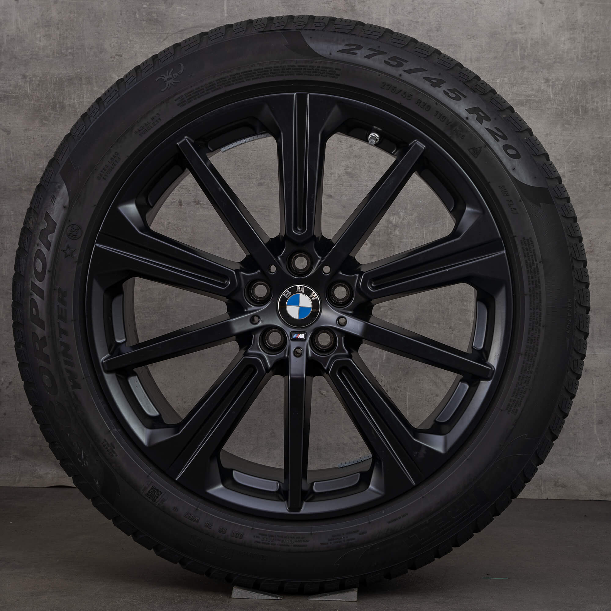 BMW X5 G05 X6 G06 M748 winter wheels 20 inch tires rims 6883765
