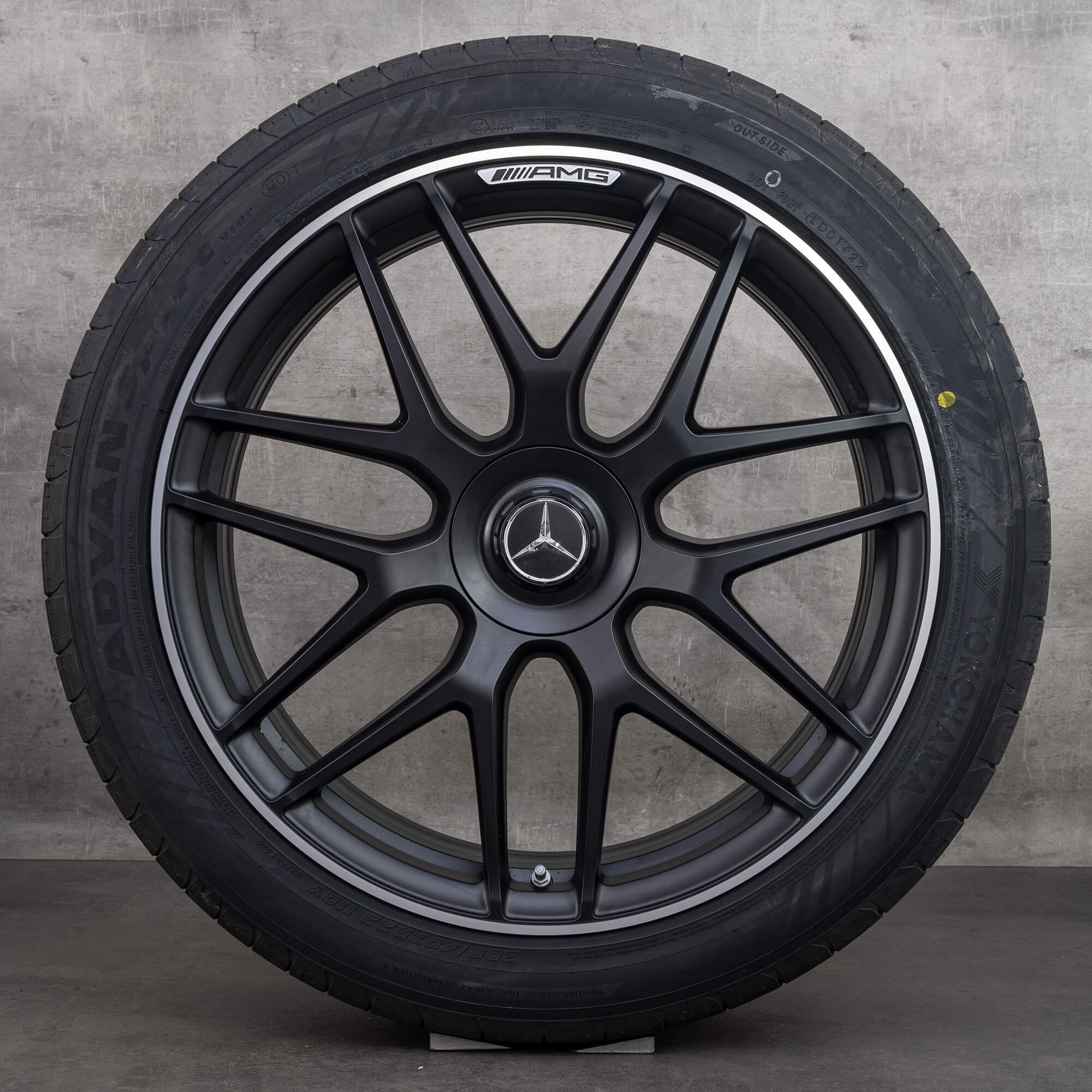 AMG Mercedes GLE 53 V167 summer wheels 22 inch rims A1674015601 ...