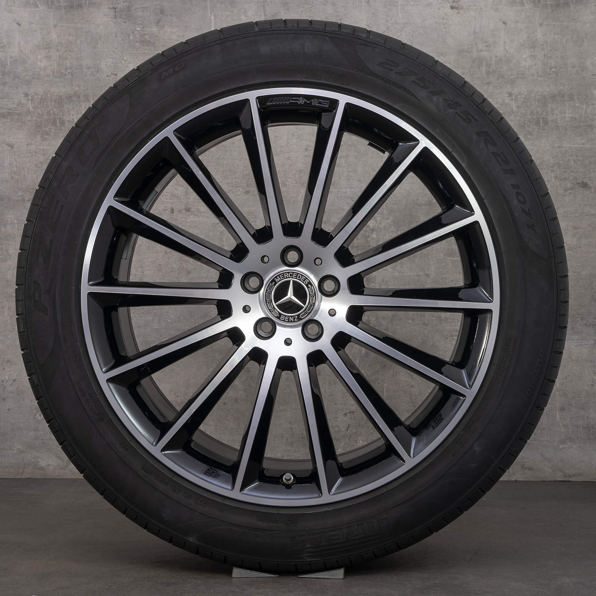 AMG Mercedes Benz GLE W167 V167 yaz jantları 21 inç lastikleri jantlar