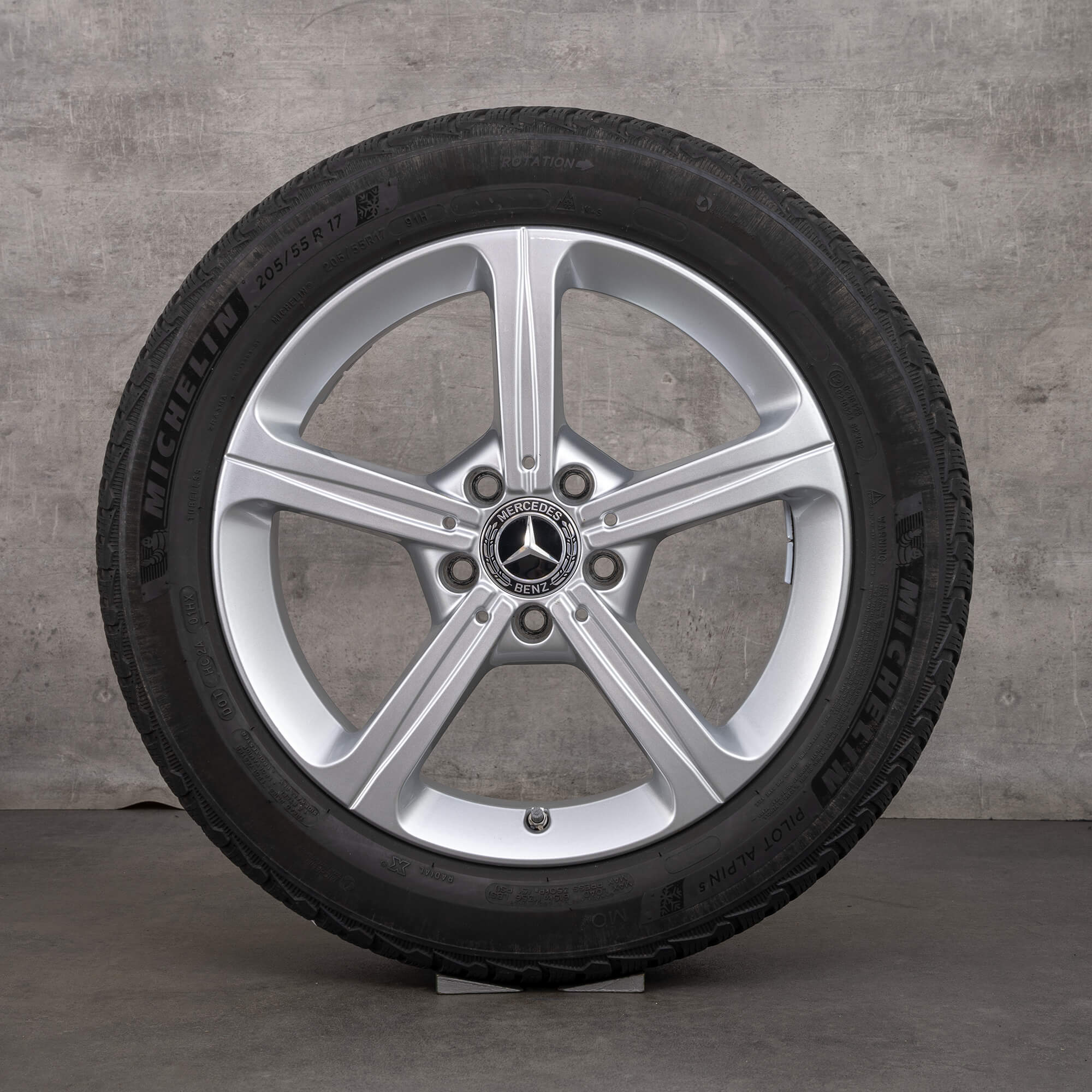 Mercedes A Klasse W177 CLA W118 Winterkompletträder 17 Zoll Felgen ...