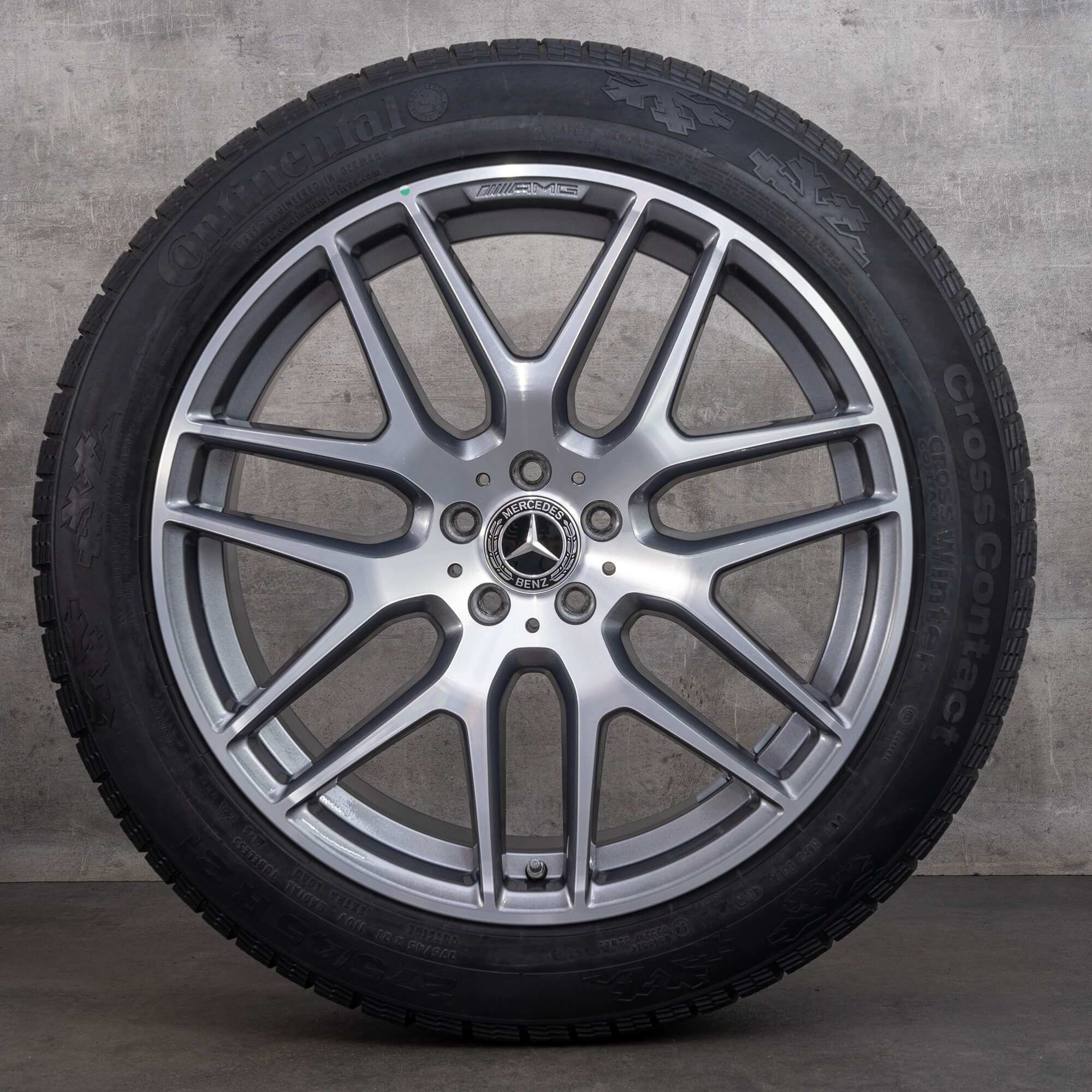 AMG Mercedes GLS GLS63 W166 X166 vinterhjul 21-tommers vinterdekk felger