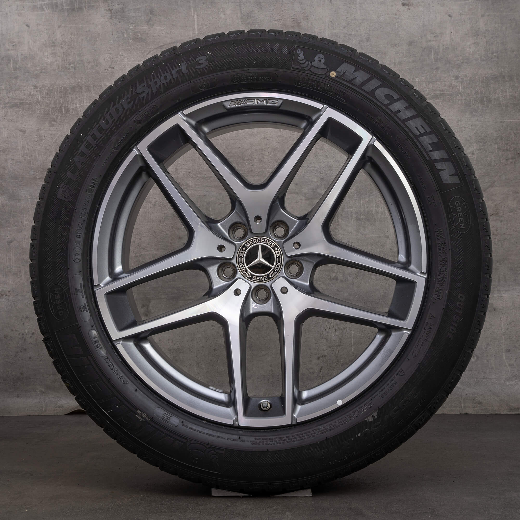 AMG Mercedes GLC Coupé C253 X253 19 inç jantlar yaz lastikleri A2534011800