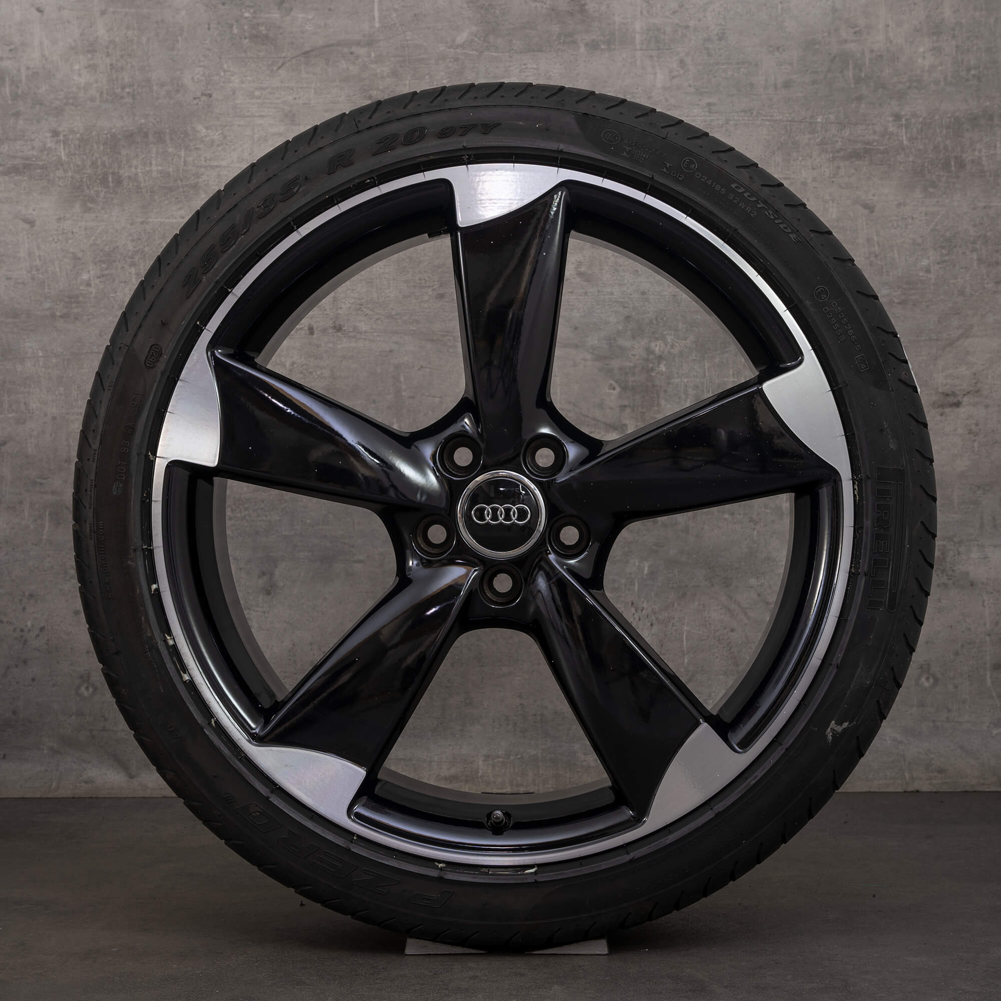 Audi A6 S6 4G C7 Rotor summer tires 20 inch wheels rims 4G0601025BP