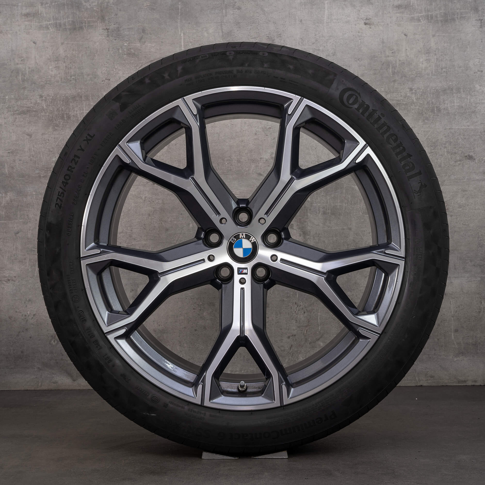 BMW X5 G05 X6 G06 Sommerräder 21 Zoll Sommerreifen 741 M Felgen 8071998 ...