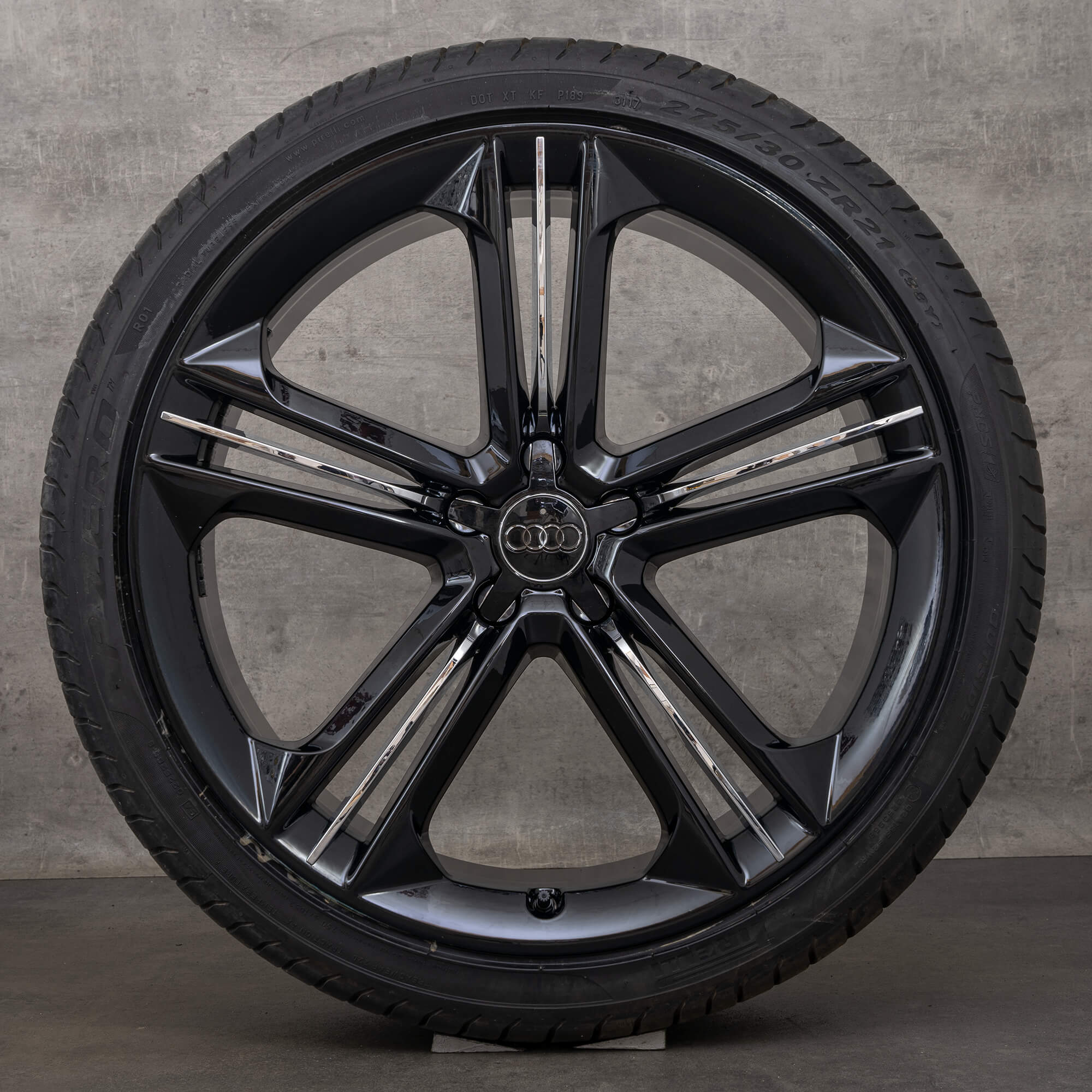 Audi A7 S7 RS7 4G C7 summer wheels 21 inch rims tires 4H0601025BM Trias