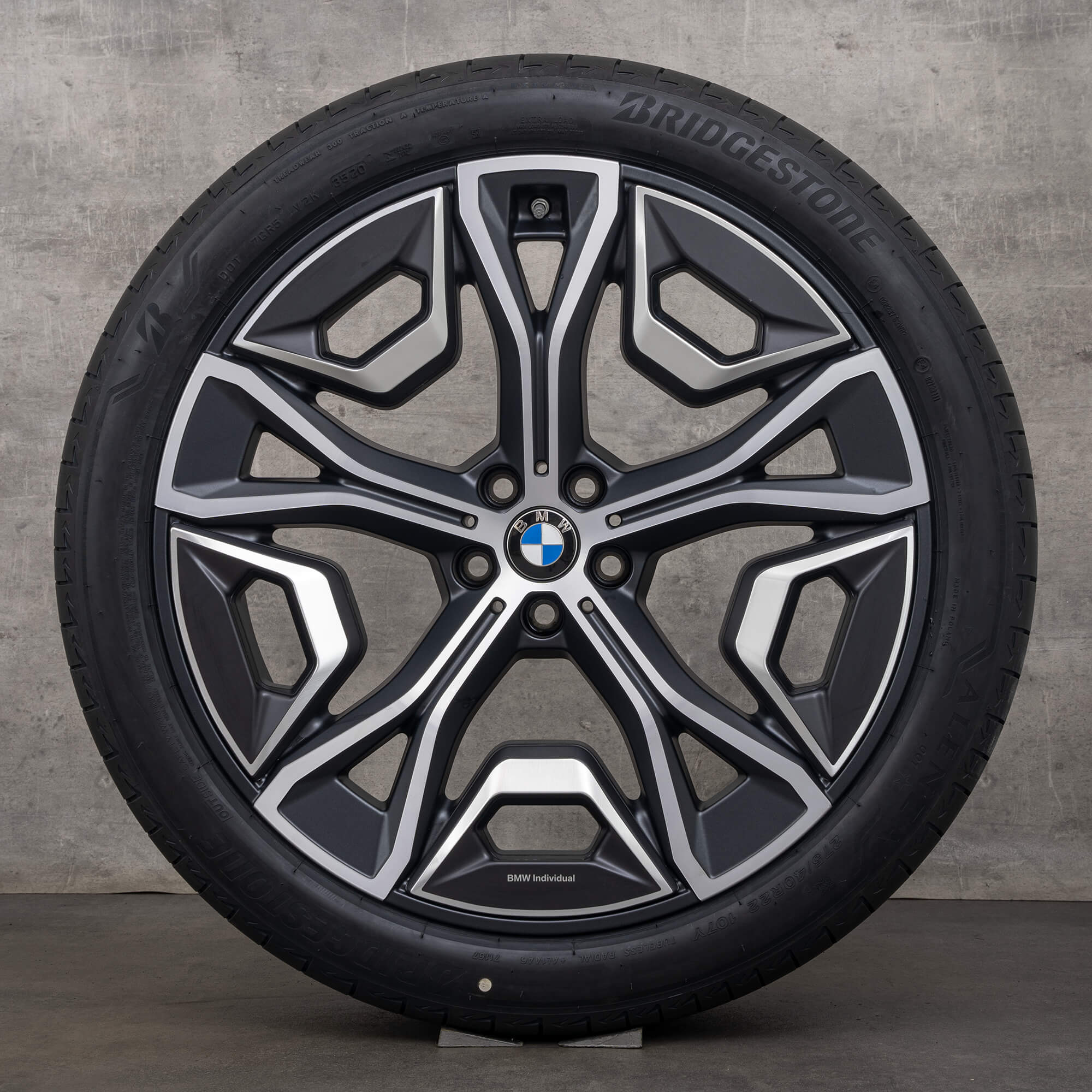 BMW iX i20 summer wheels 22 inch rims styling 1021 tires 5A02659 NEW