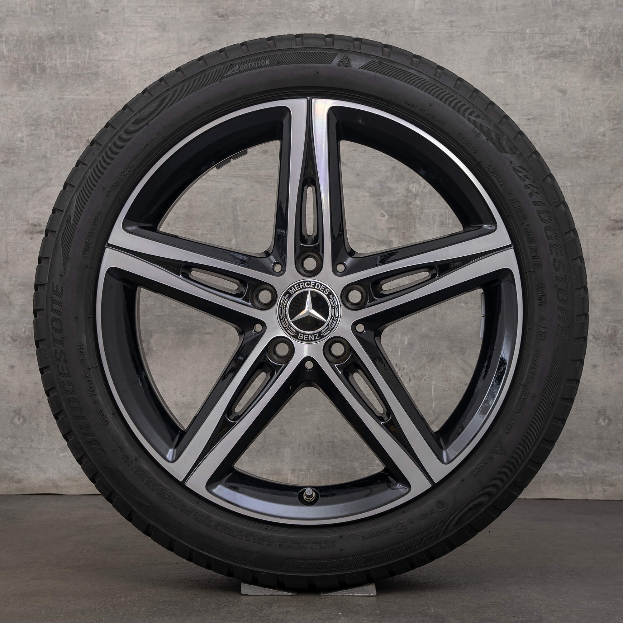 AMG Mercedes Benz AB Class W177 W247 CLA W118 winter wheels 18 inch tires