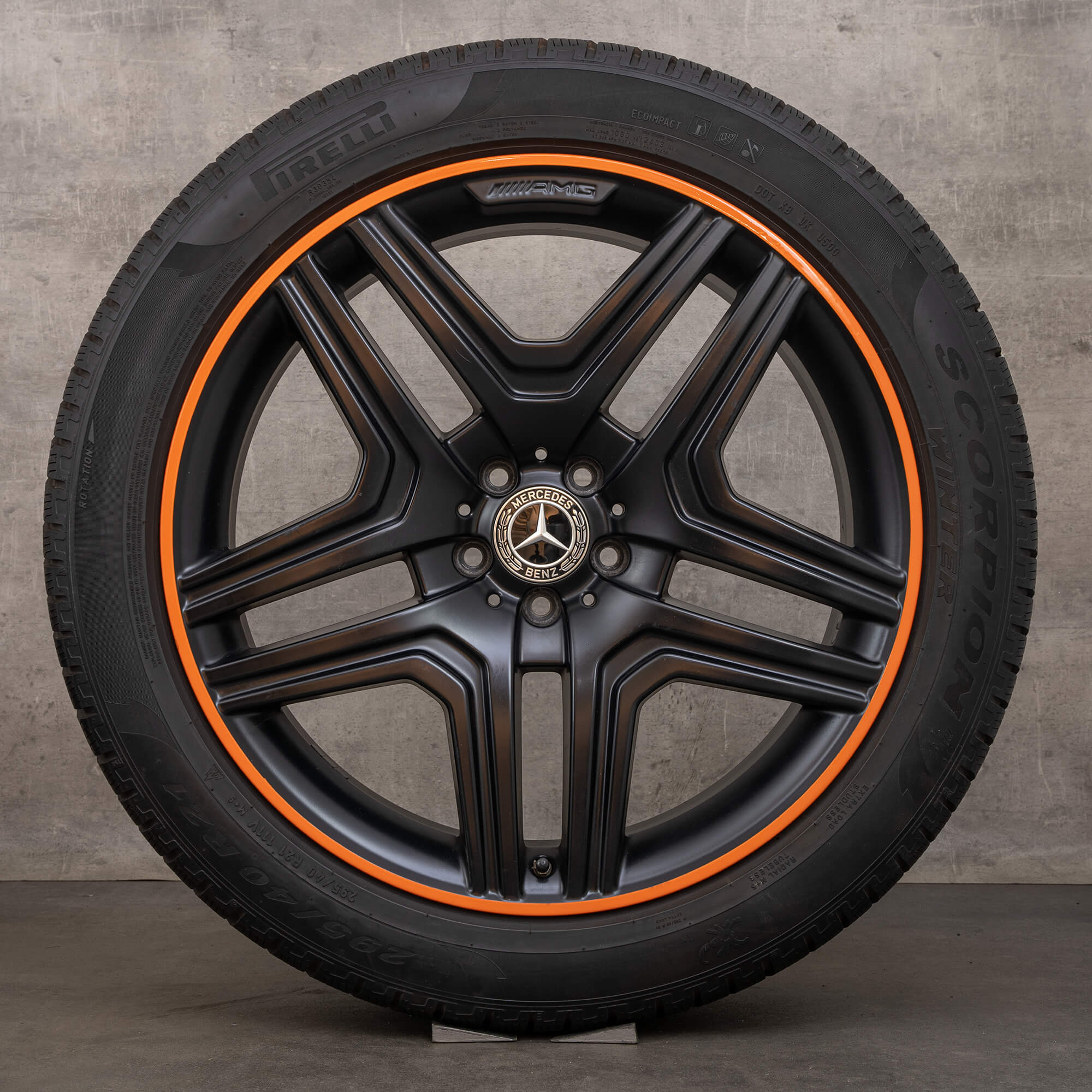 AMG 21 pouces Mercedes GLE 63 63s W166 roues hiver pneus A1664011400