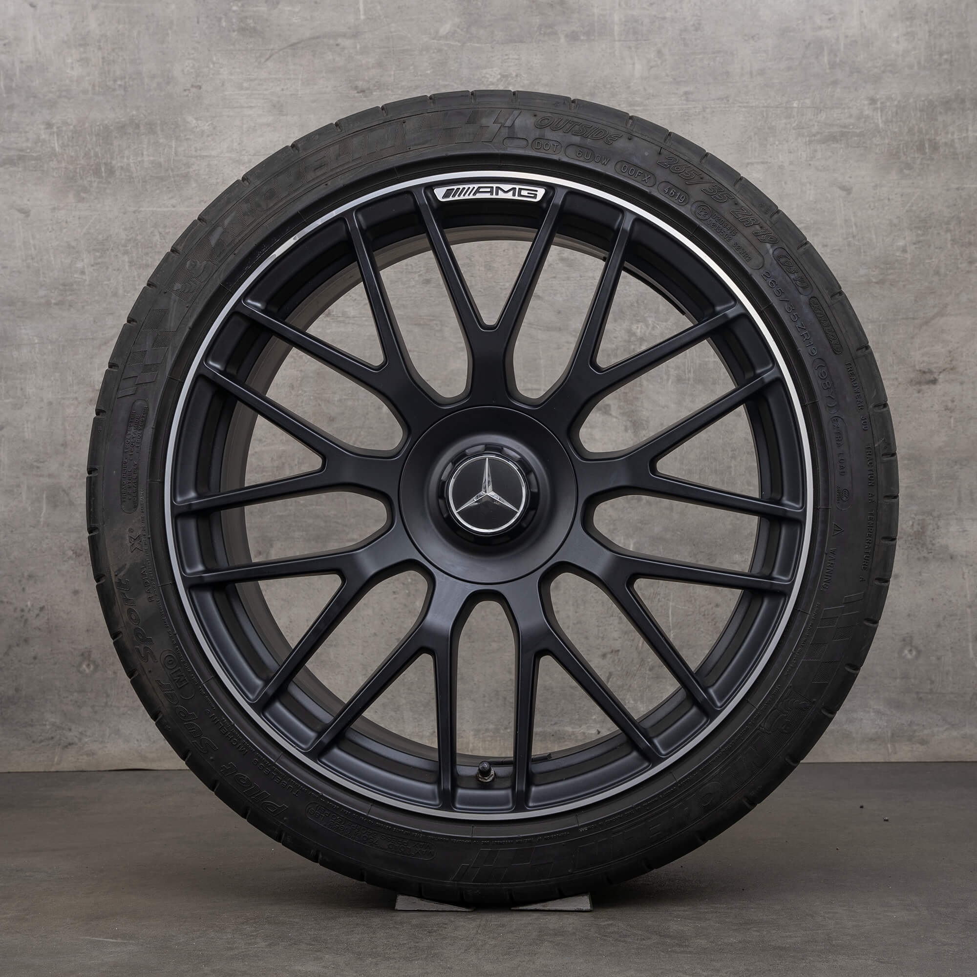AMG Mercedes Benz C63 S W205 S205 summer wheels 19 inch rims tires
