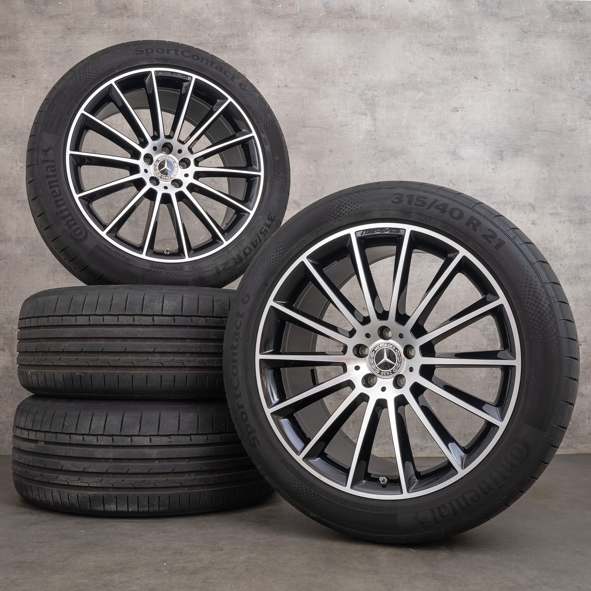 Roues été AMG Mercedes Benz GLE W167 V167 pneus 21 pouces DOT **23