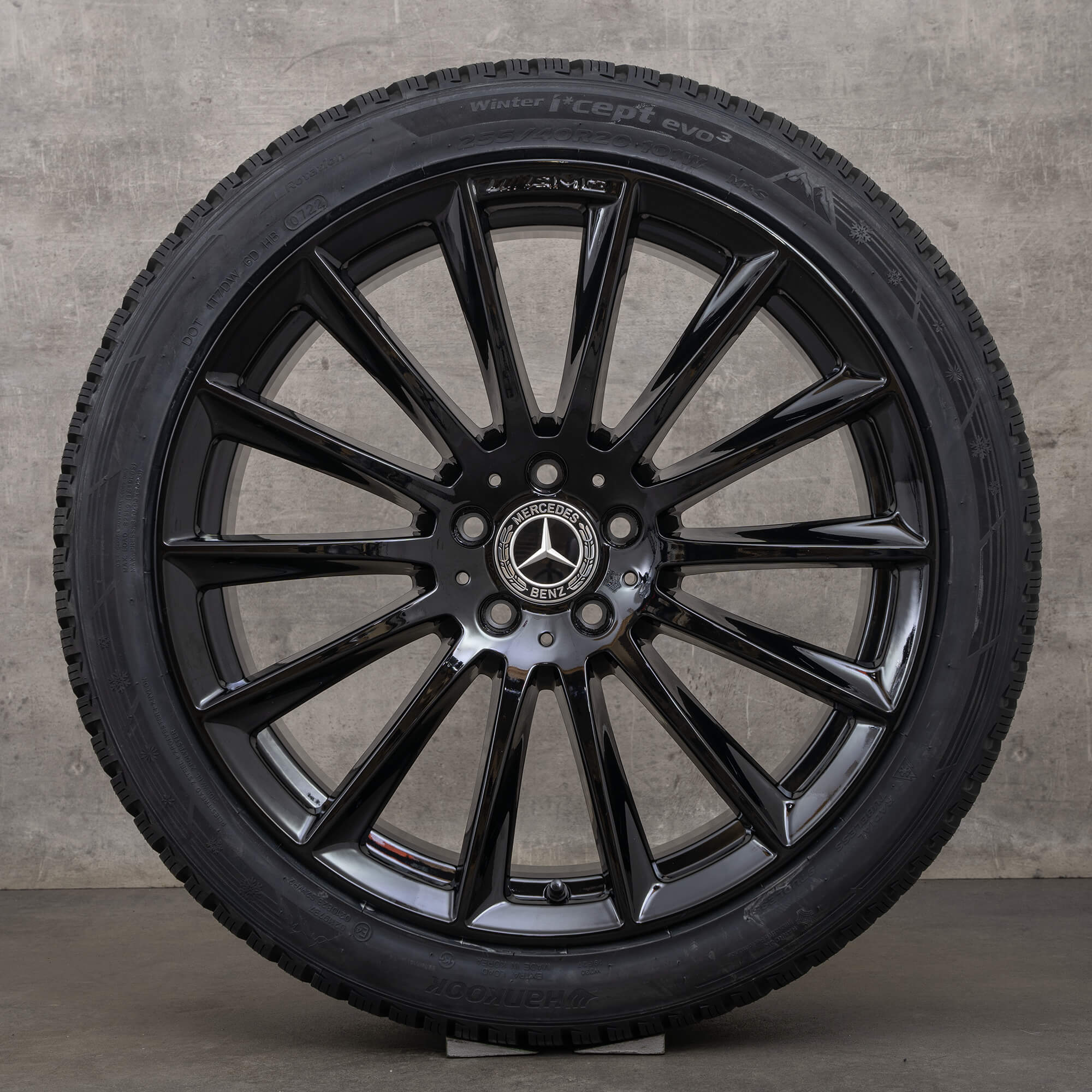 AMG Mercedes Benz S-Class W223 X223 kış jantları 20 inç jantlar lastikleri