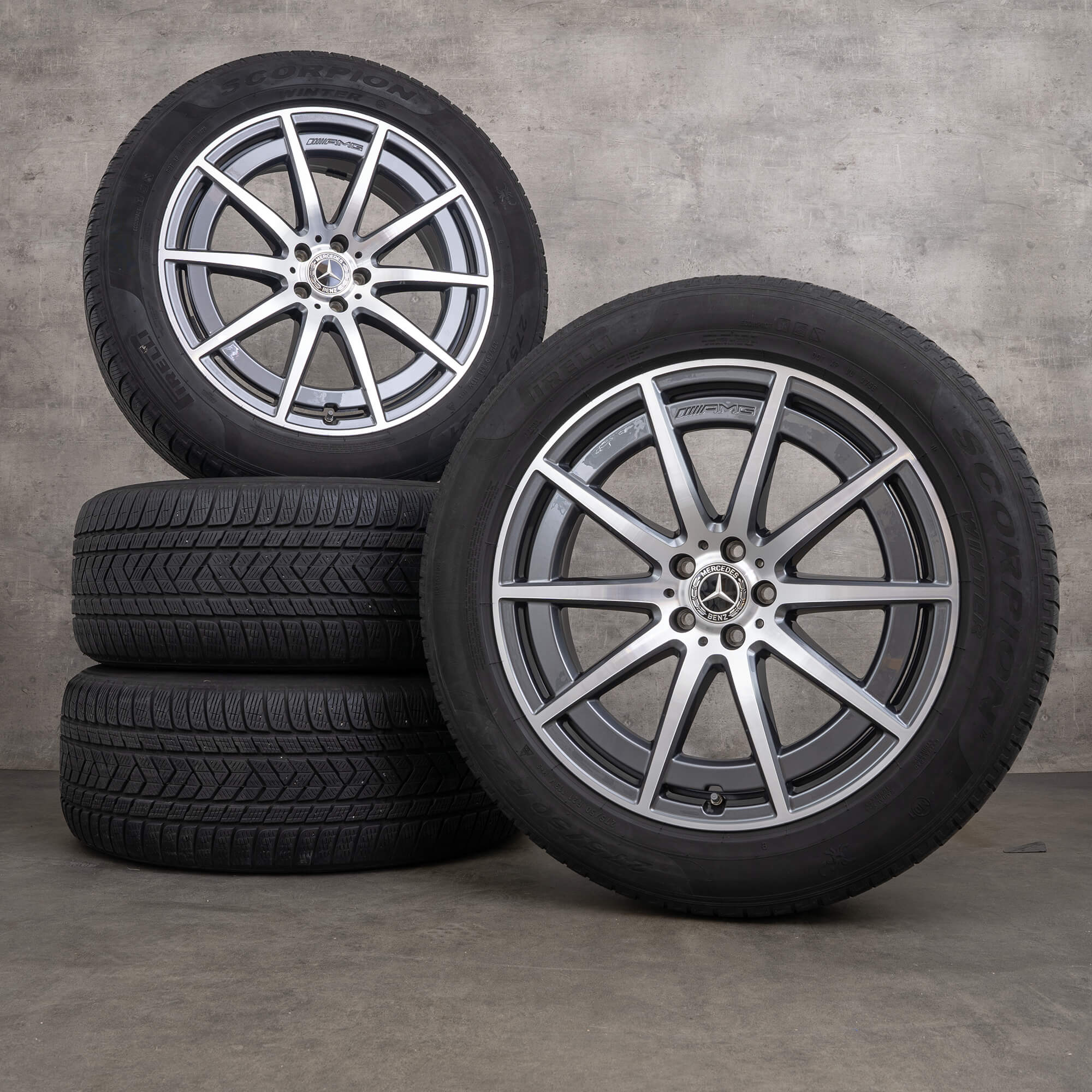 AMG Mercedes Benz GLS 63 X167 rodas de inverno jantes 21 polegadas pneus