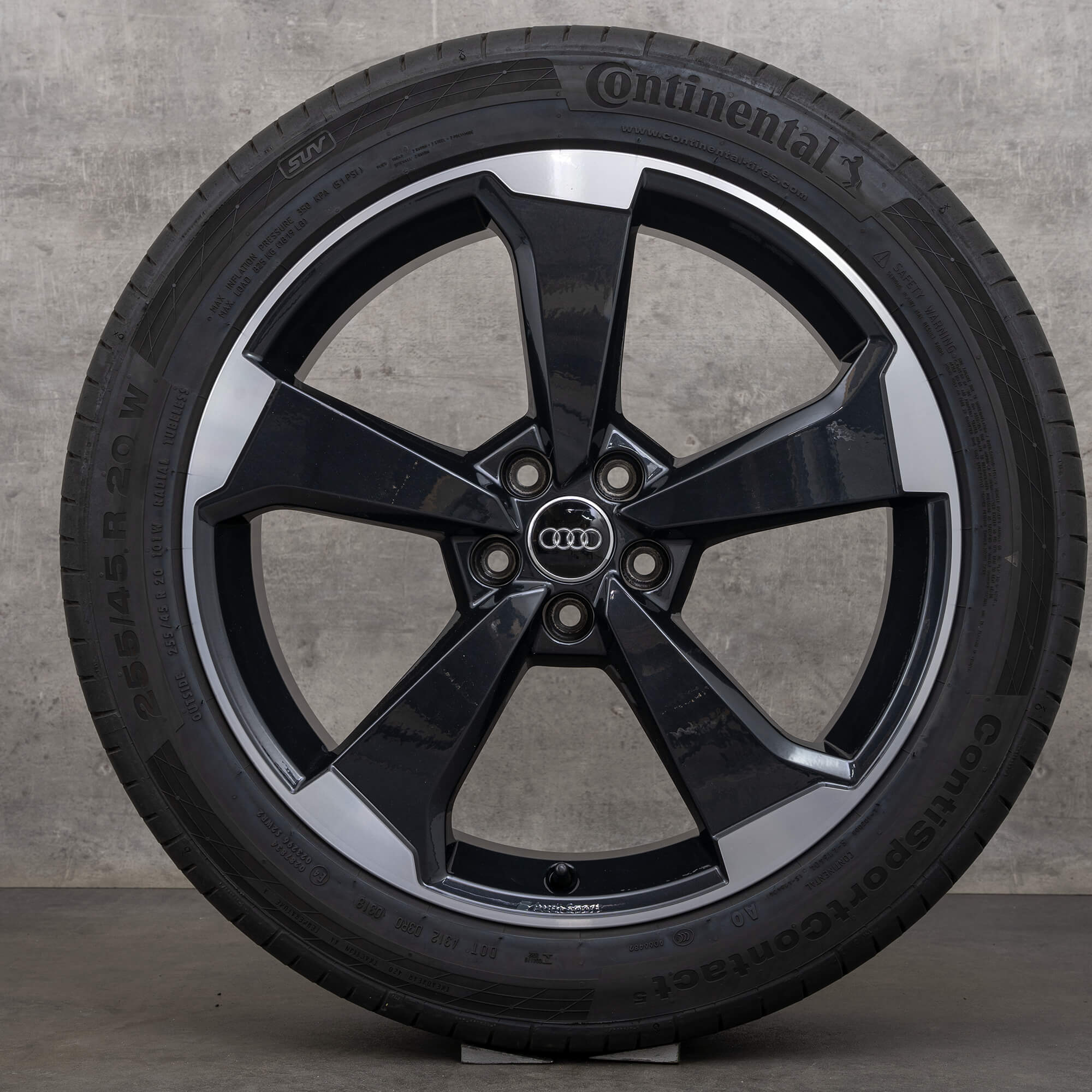 Audi Q5 SQ5 FY summer wheels tires 20 inch rims rotor 80A601025AQ