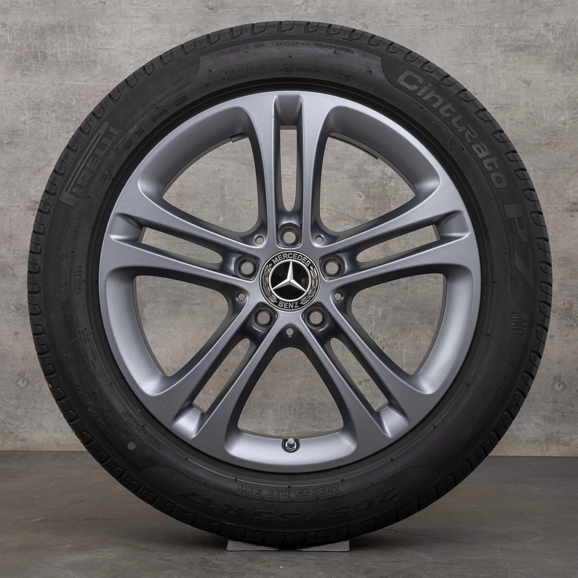 Mercedes Benz A B Klasse W177 W247 CLA W118 17 Zoll Sommerkompletträder