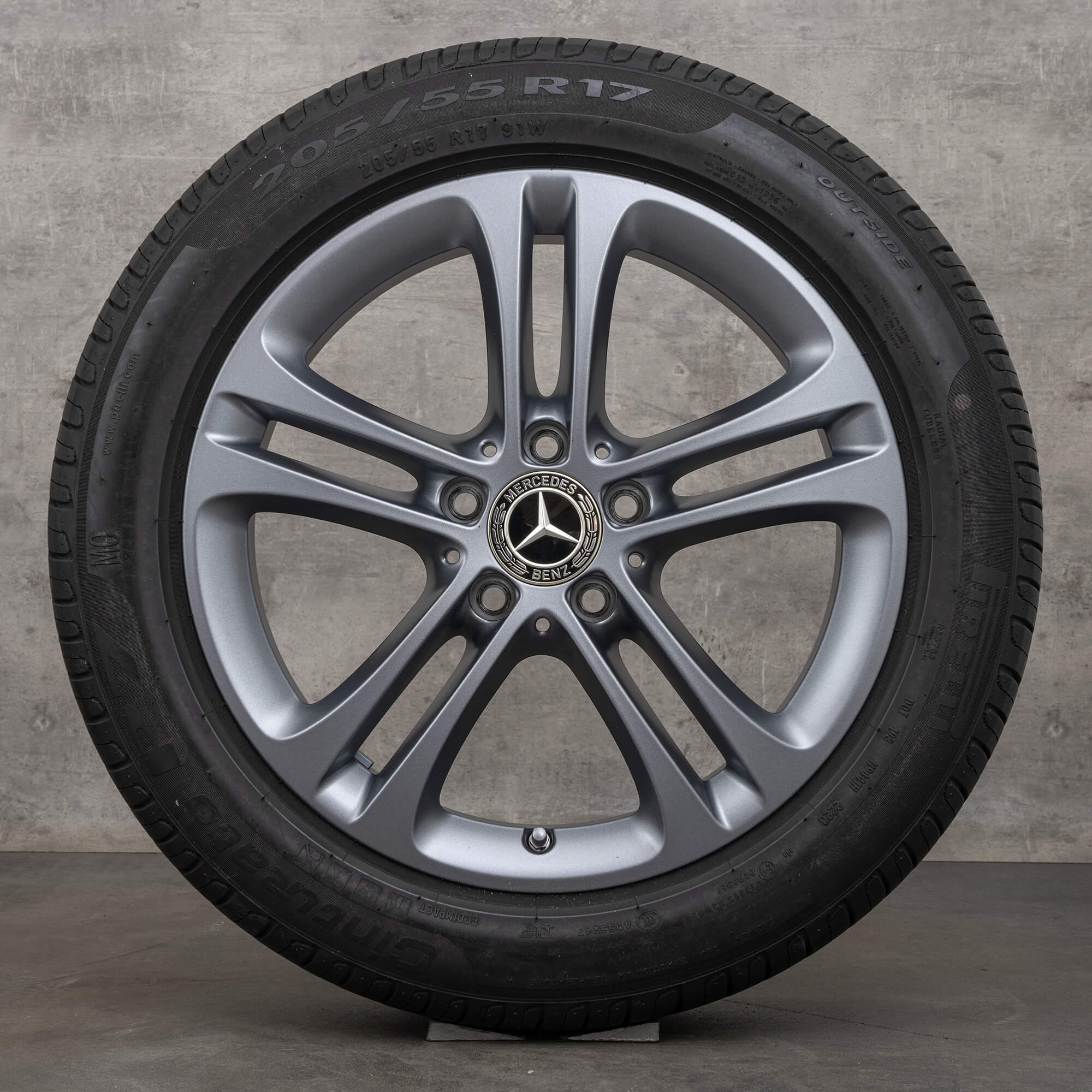 Mercedes Benz A B Klasse W177 W247 CLA W118 17 Zoll Sommerkompletträder