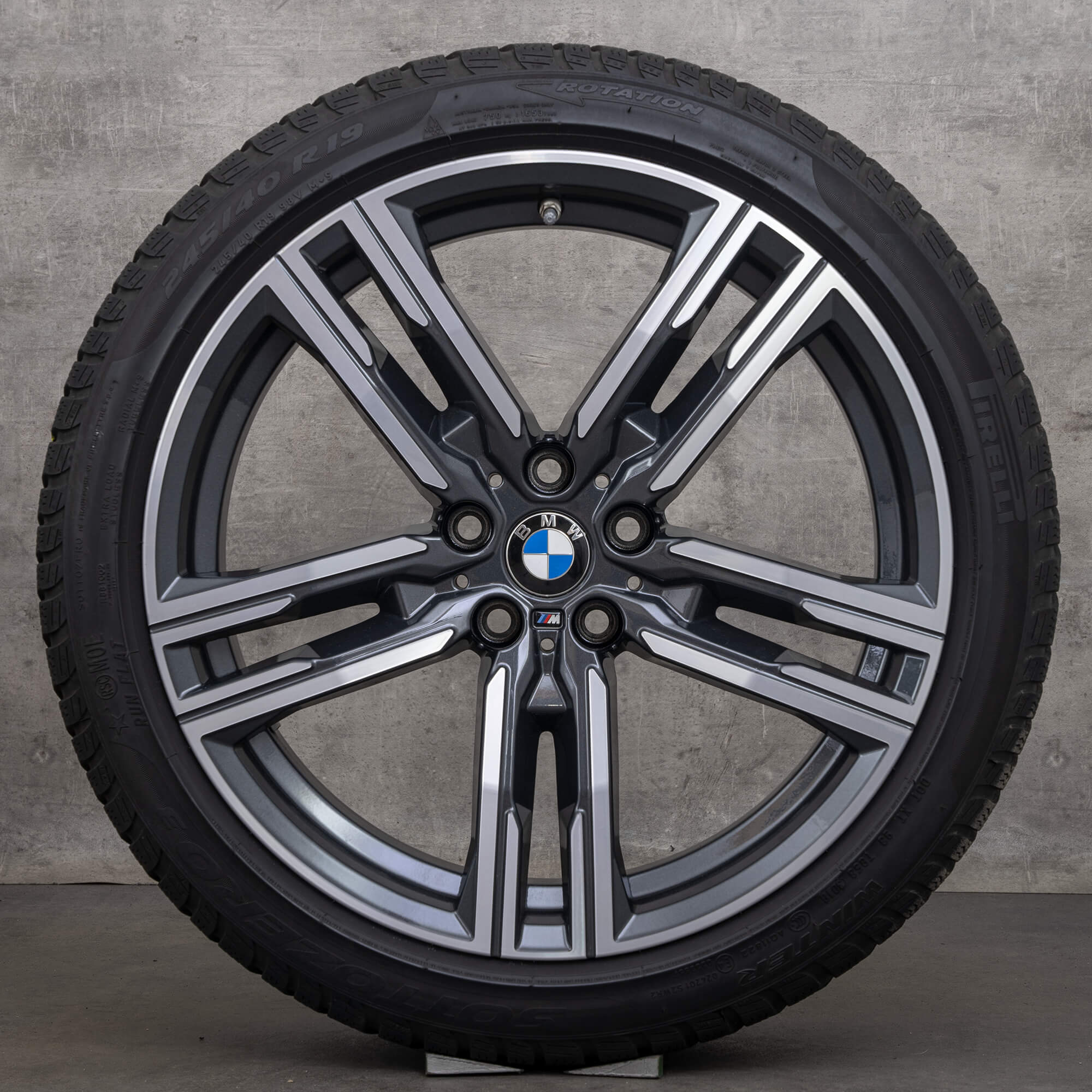 BMW 8 Series G14 G15 G16 winter wheels 19 inch rims tires styling 727 M