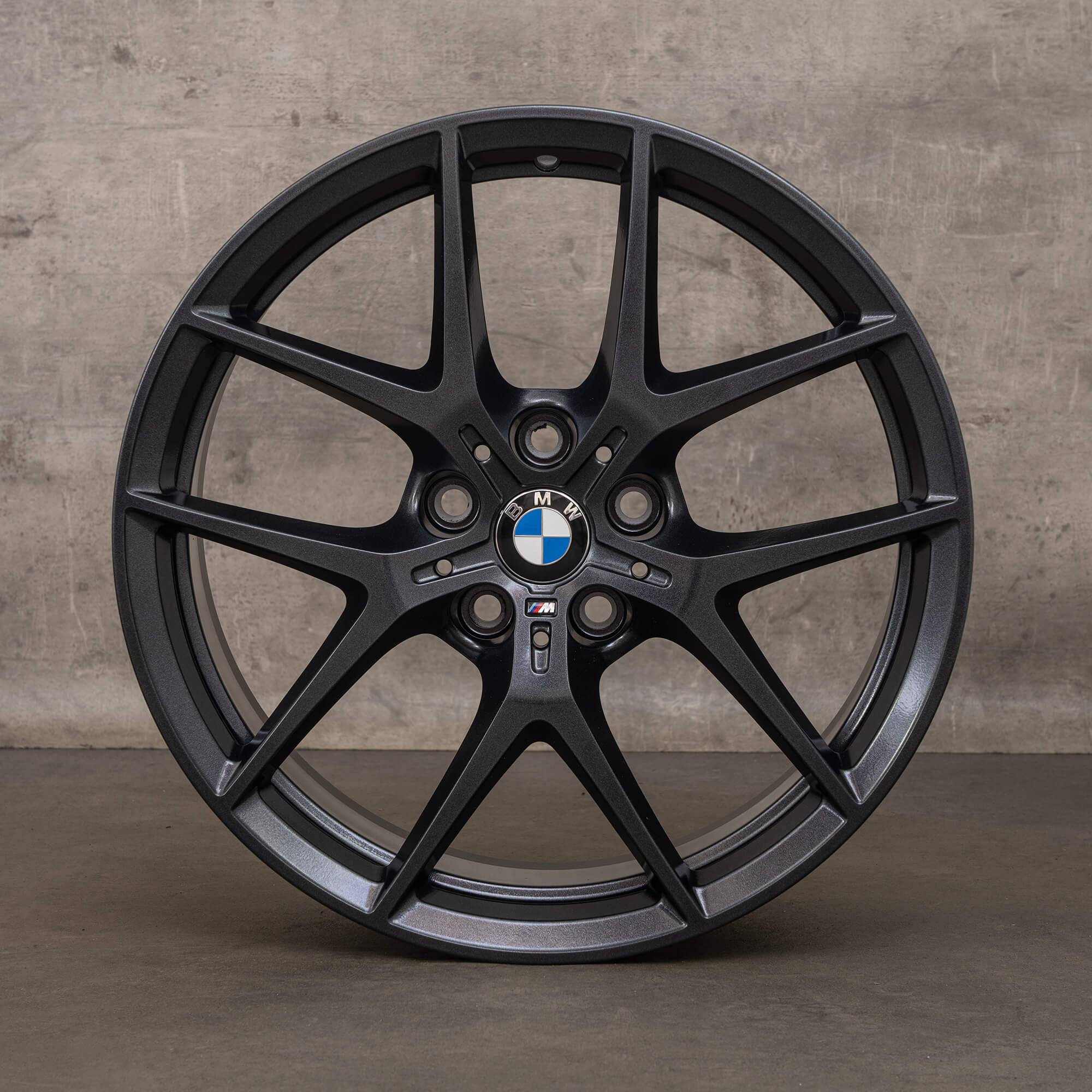 Jantes BMW Série 1 F40 2 F44 originais de 18 polegadas 554 M 8092353 preto