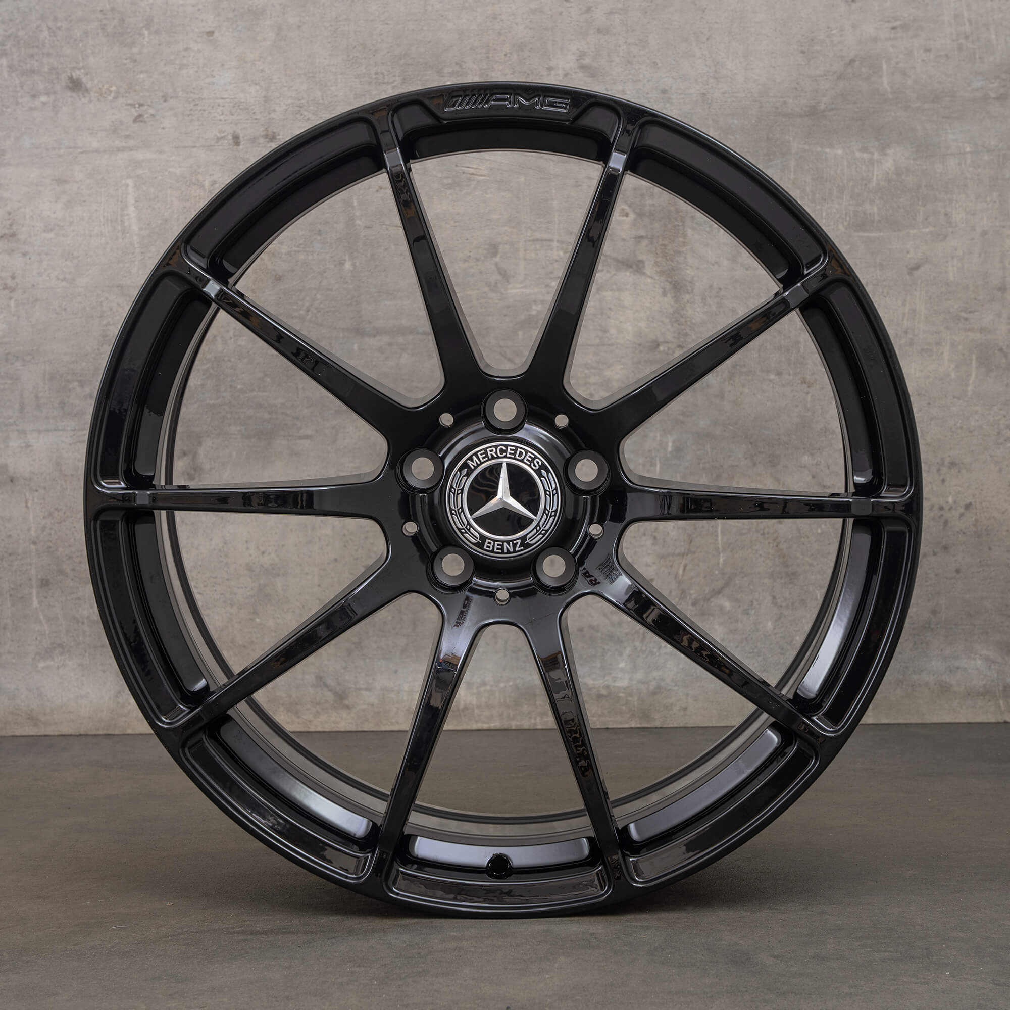 AMG Mercedes Benz C-Klasse W204 S204 C63 Black Series 19 inch velgen zwart