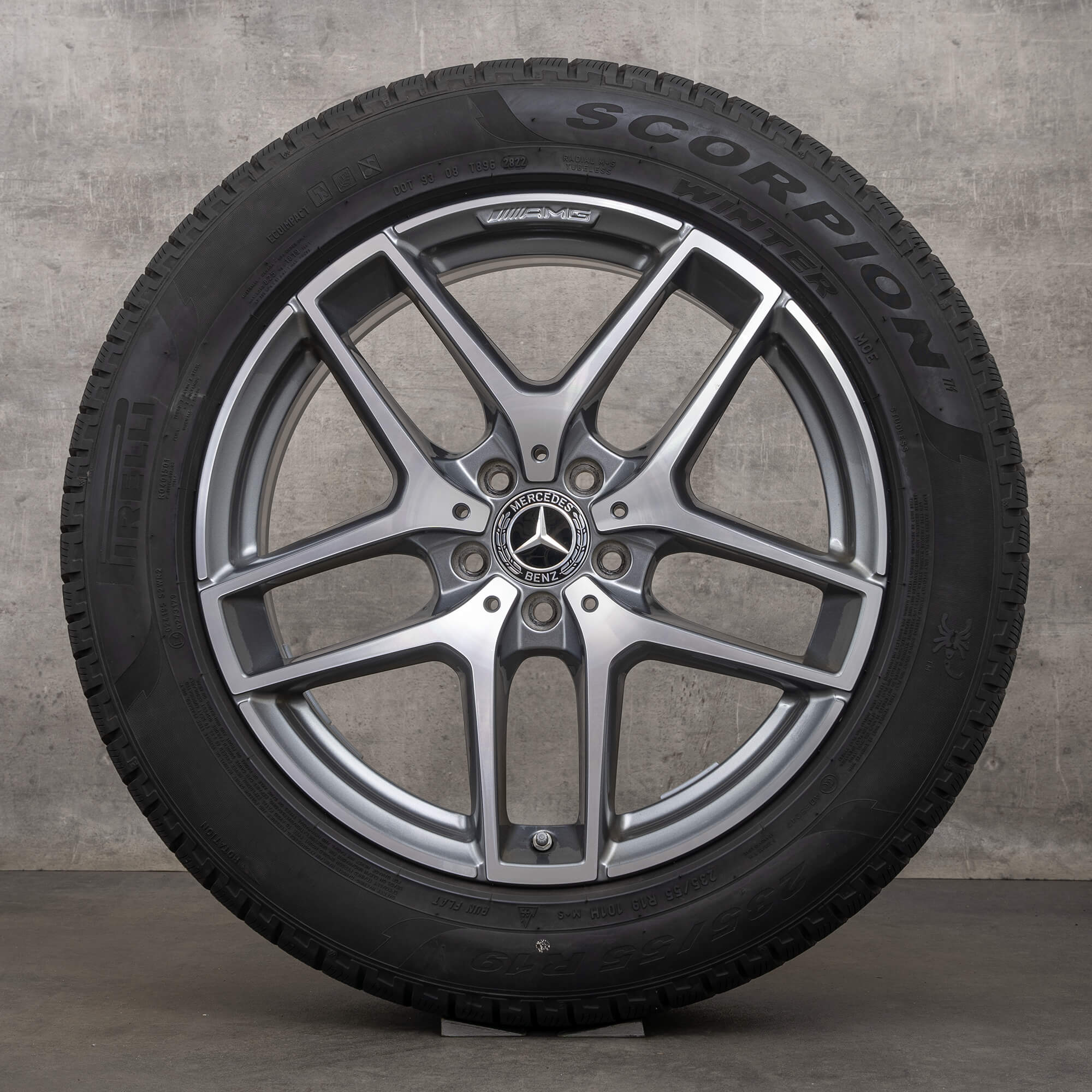 AMG Mercedes Benz GLC C253 X253 rodas de inverno pneus 19 polegadas ...