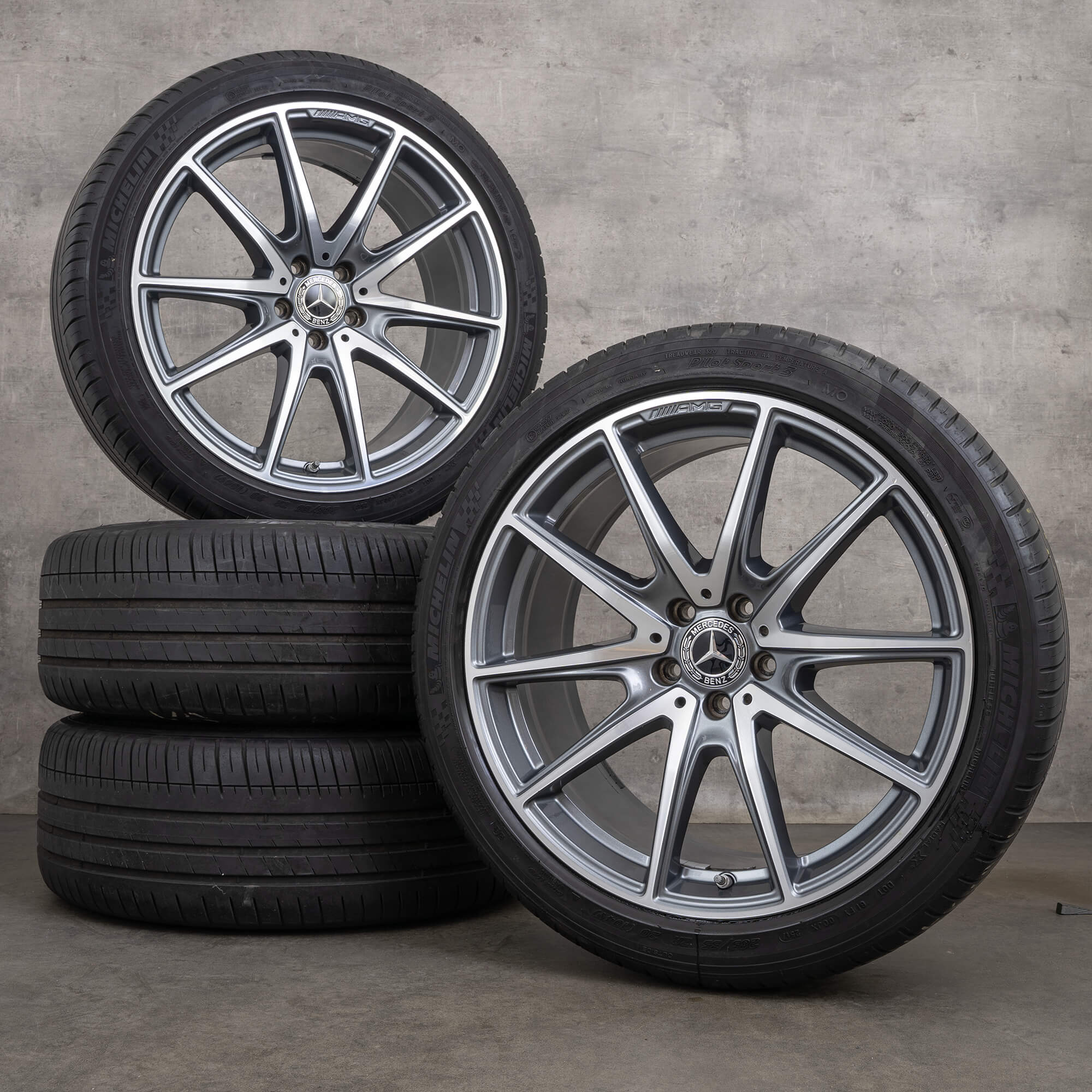 AMG Mercedes Benz S-Klasse W222 S63 S65 zomerwielen 20 inch velgen ...