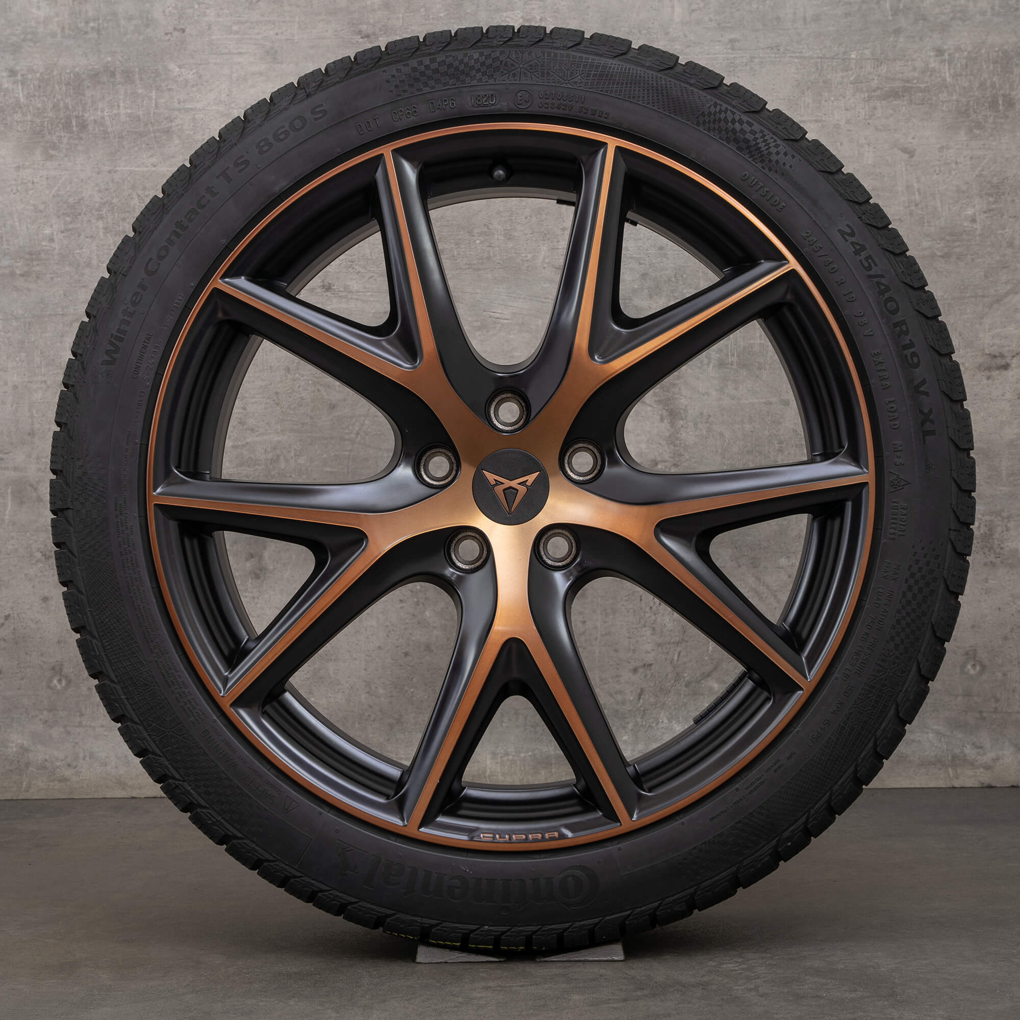 Seat Cupra Ateca Winterräder 19 Zoll Felgen Winterreifen 575601025AN kupfer