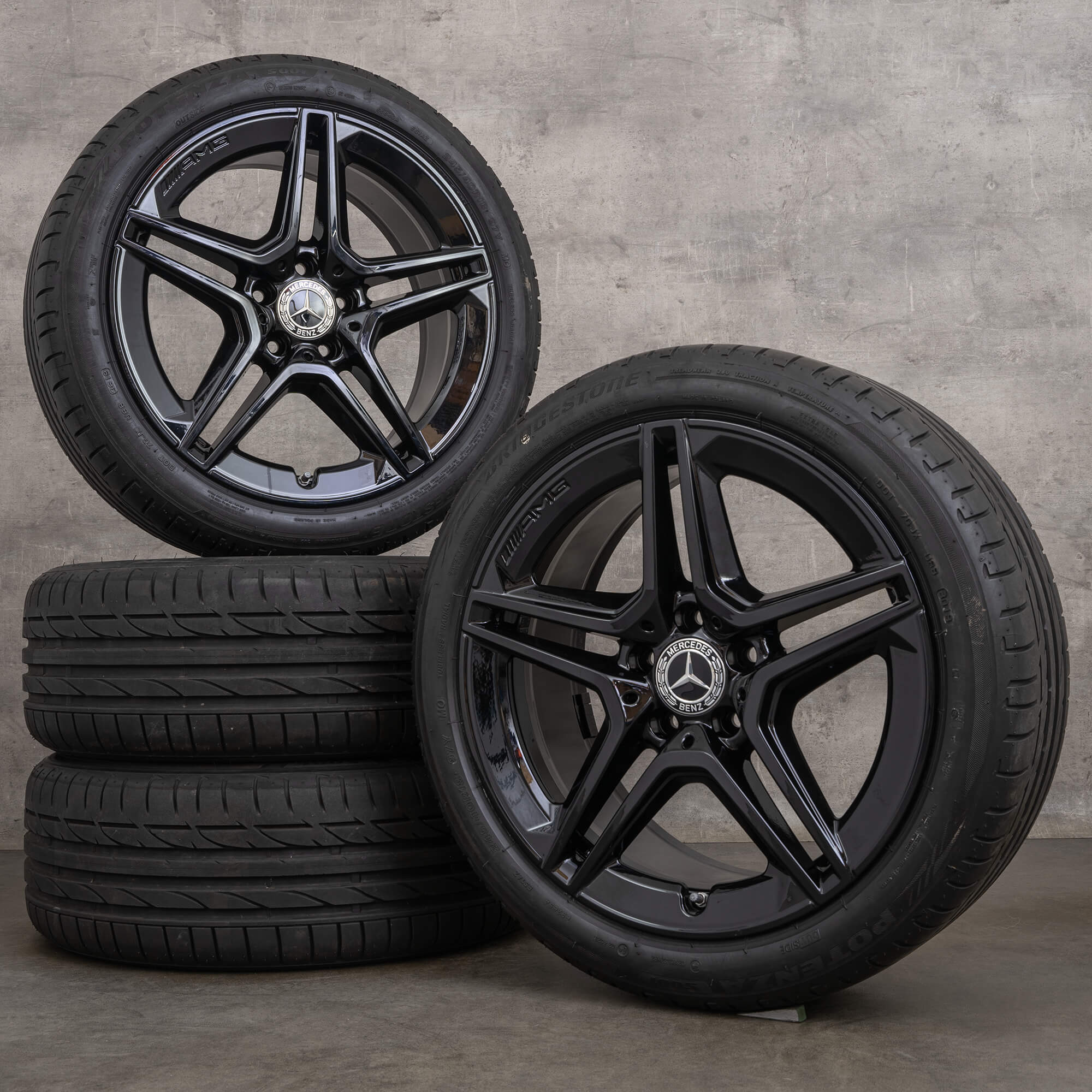 AMG Mercedes Benz Clasa C W205 S205 C205 A205 roți de vară 18 inch anvelope