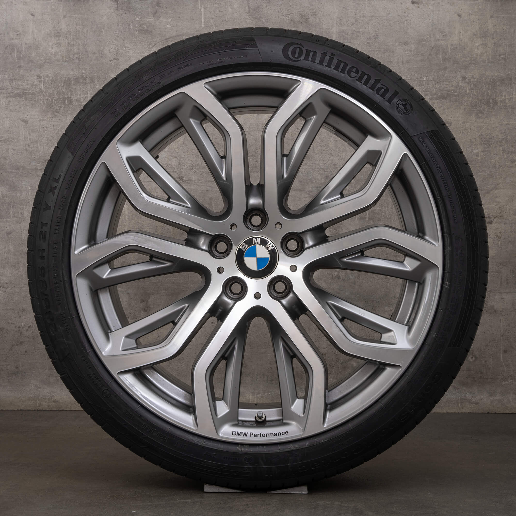 Originální letni alu kola BMW X5 M E70 F15 F85 X6 F16 F86 21 palcové ráfky
