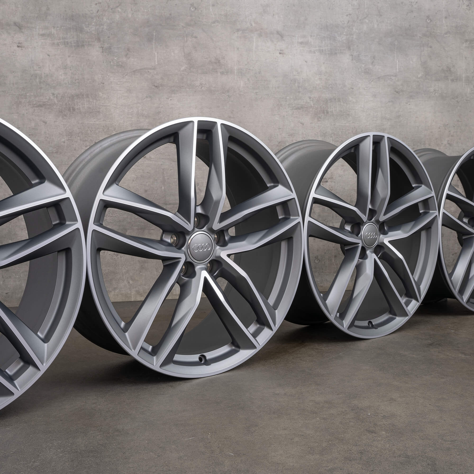 Audi A6 4G C7 Allroad 20 Zoll Felgen 4G9601025N anthrazit glanzgedreht NEU