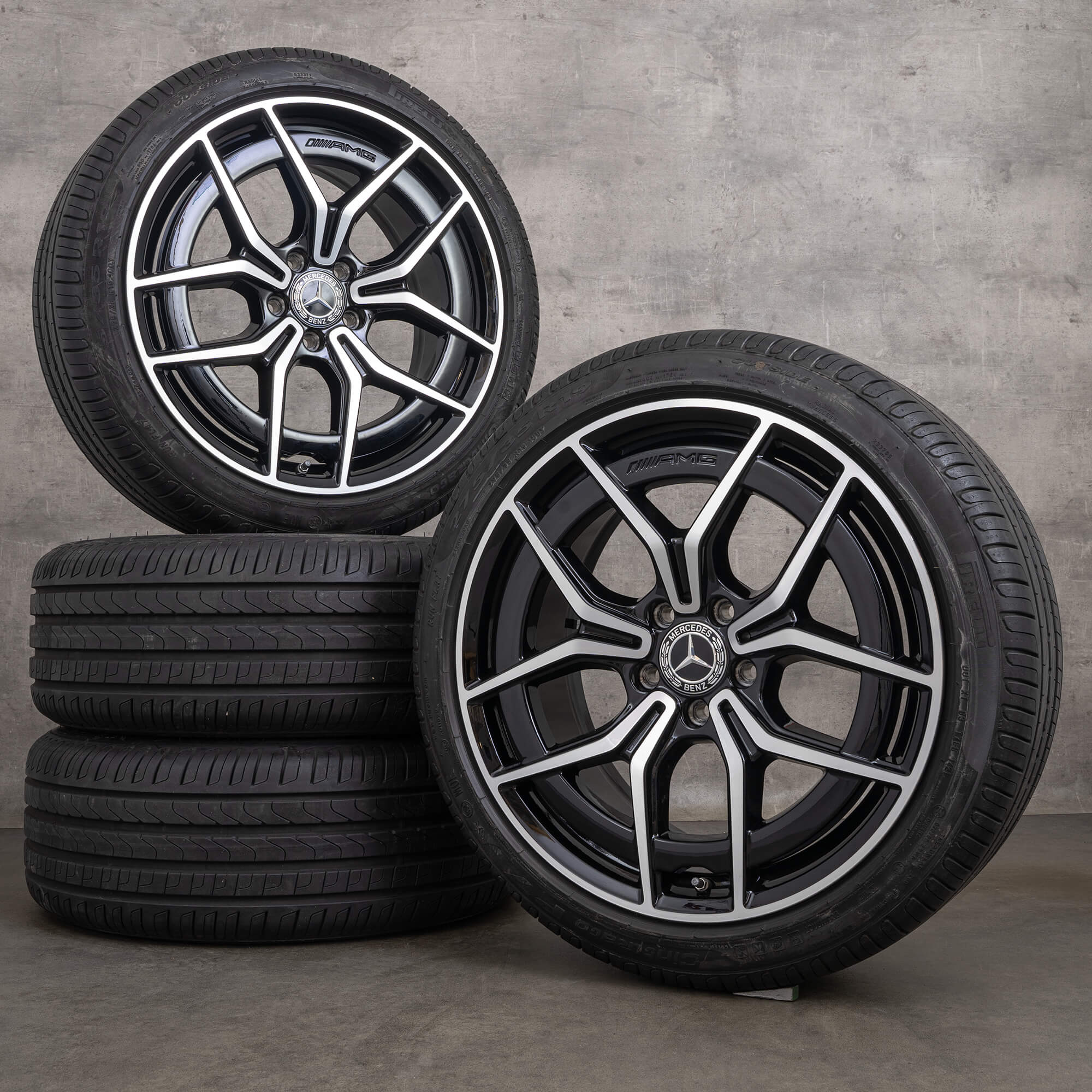 AMG Mercedes Benz E Class W213 W238 summer wheels 19 inch rims tires