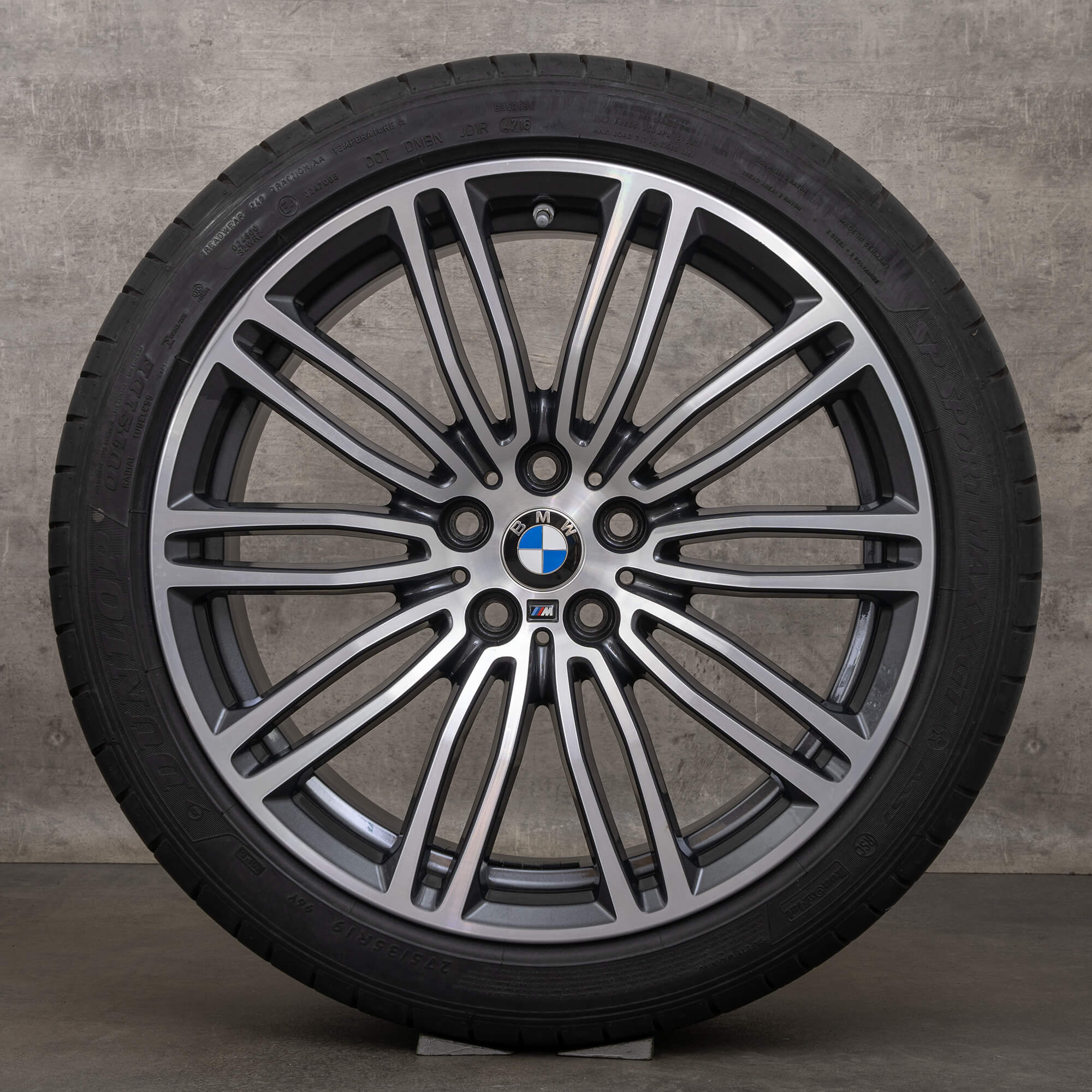 BMW 5 Series G30 G31 19 inch rims 664 M summer tires wheels 7855083 7855084